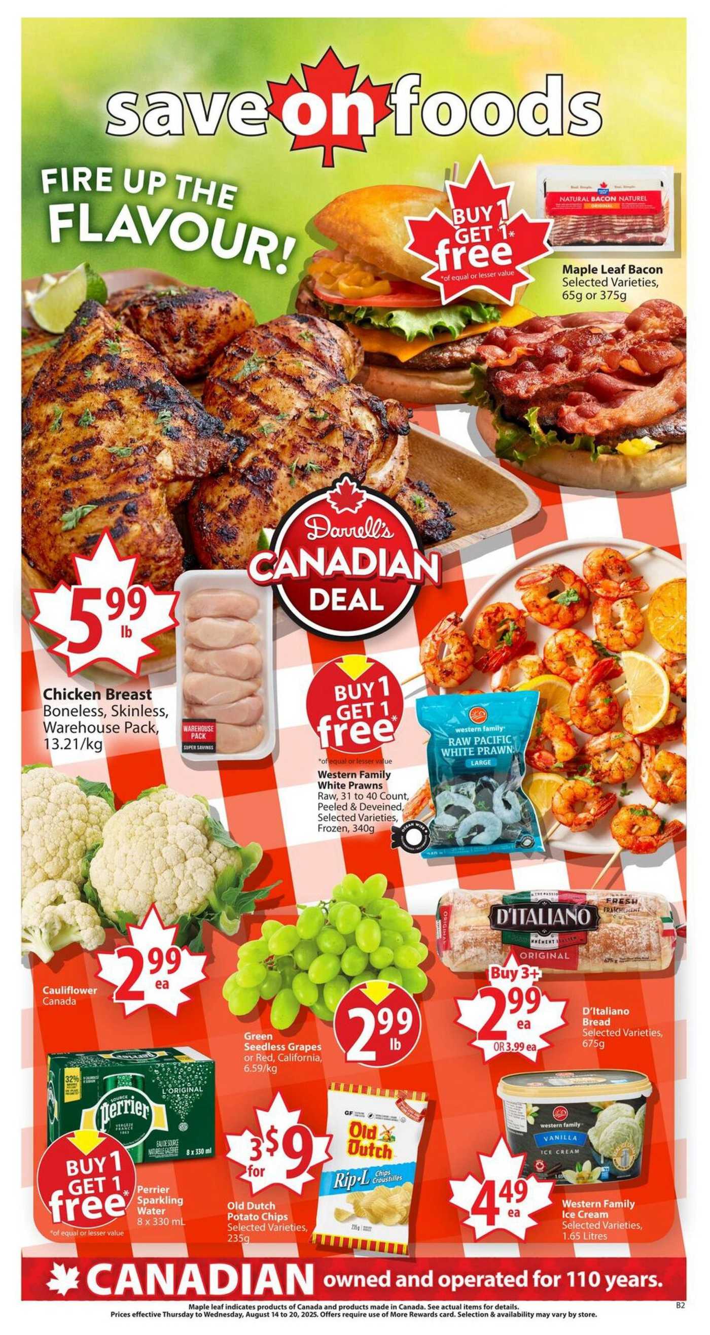 Save On Foods (AB) Flyer August 14 to 20