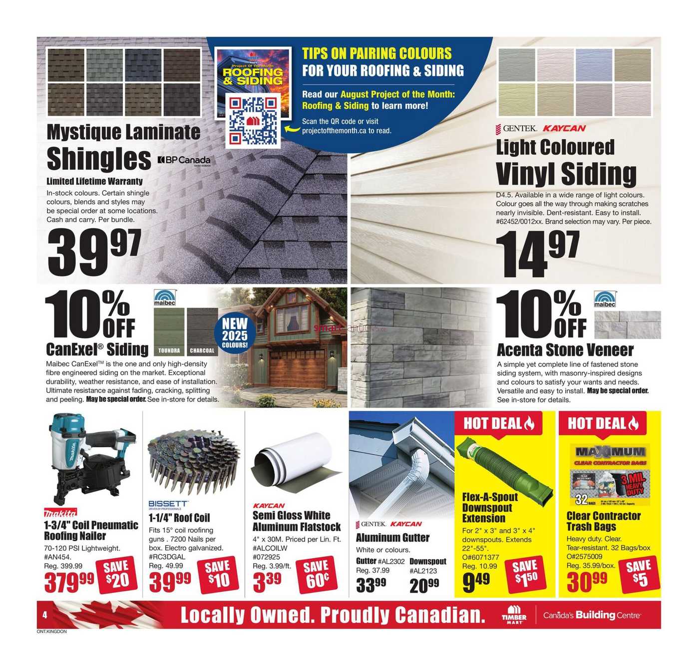 Timber Mart Flyer August 13 to September 2