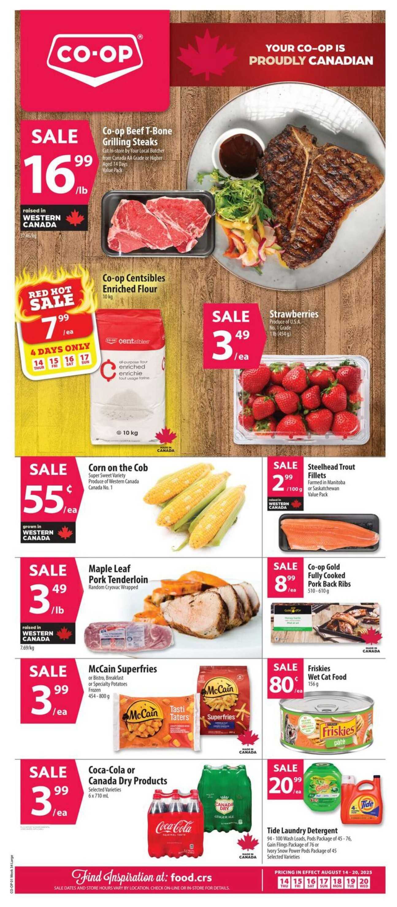 Co-op (West) Food Store Flyer August 14 to 20