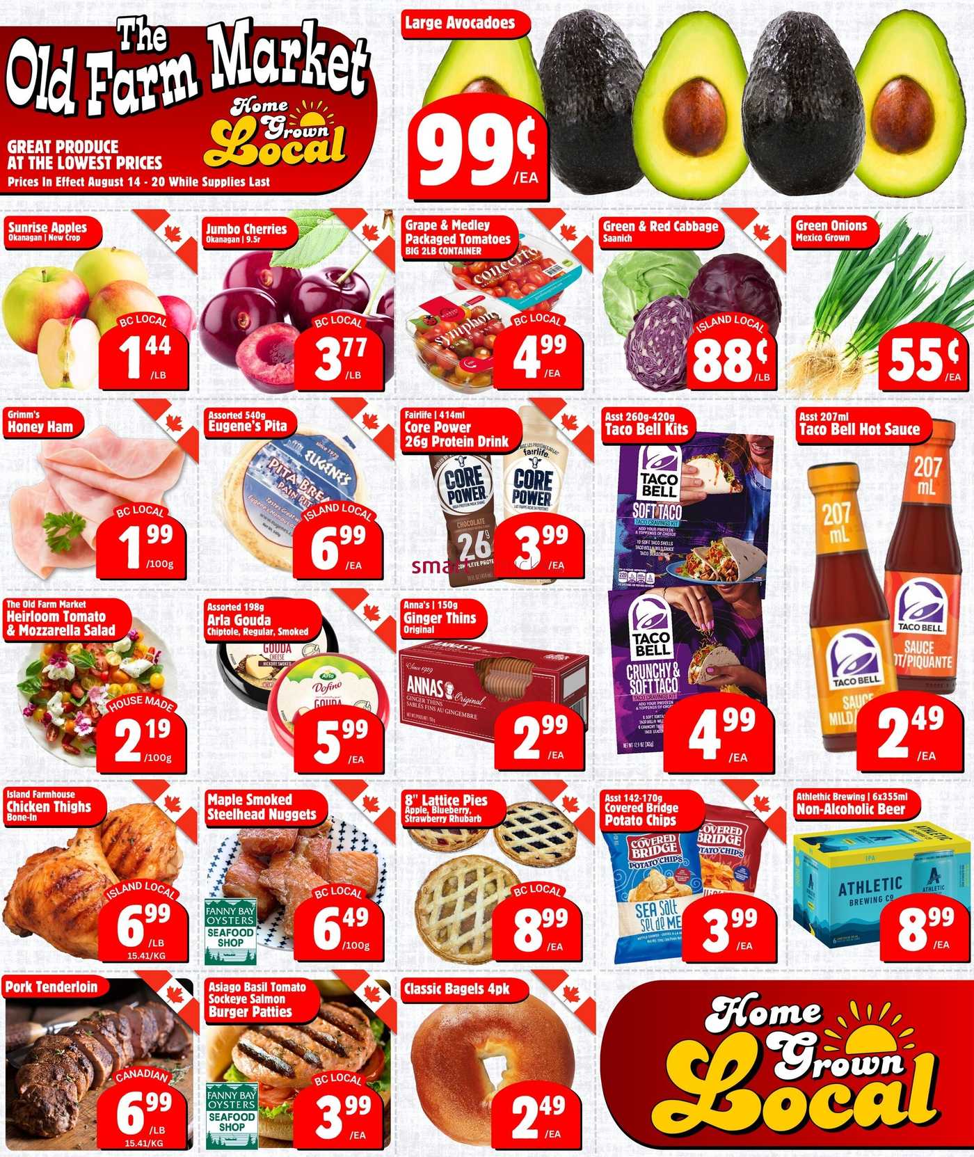 The Old Farm Market (Courtenay) Flyer August 14 to 20