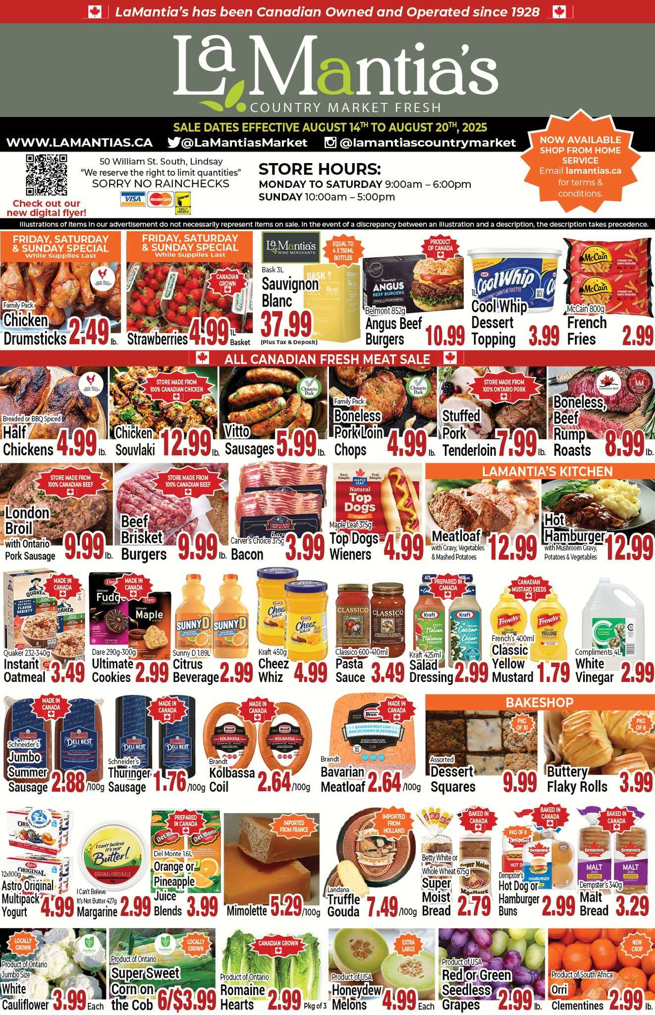 LaMantia's Flyer August 14 to 20