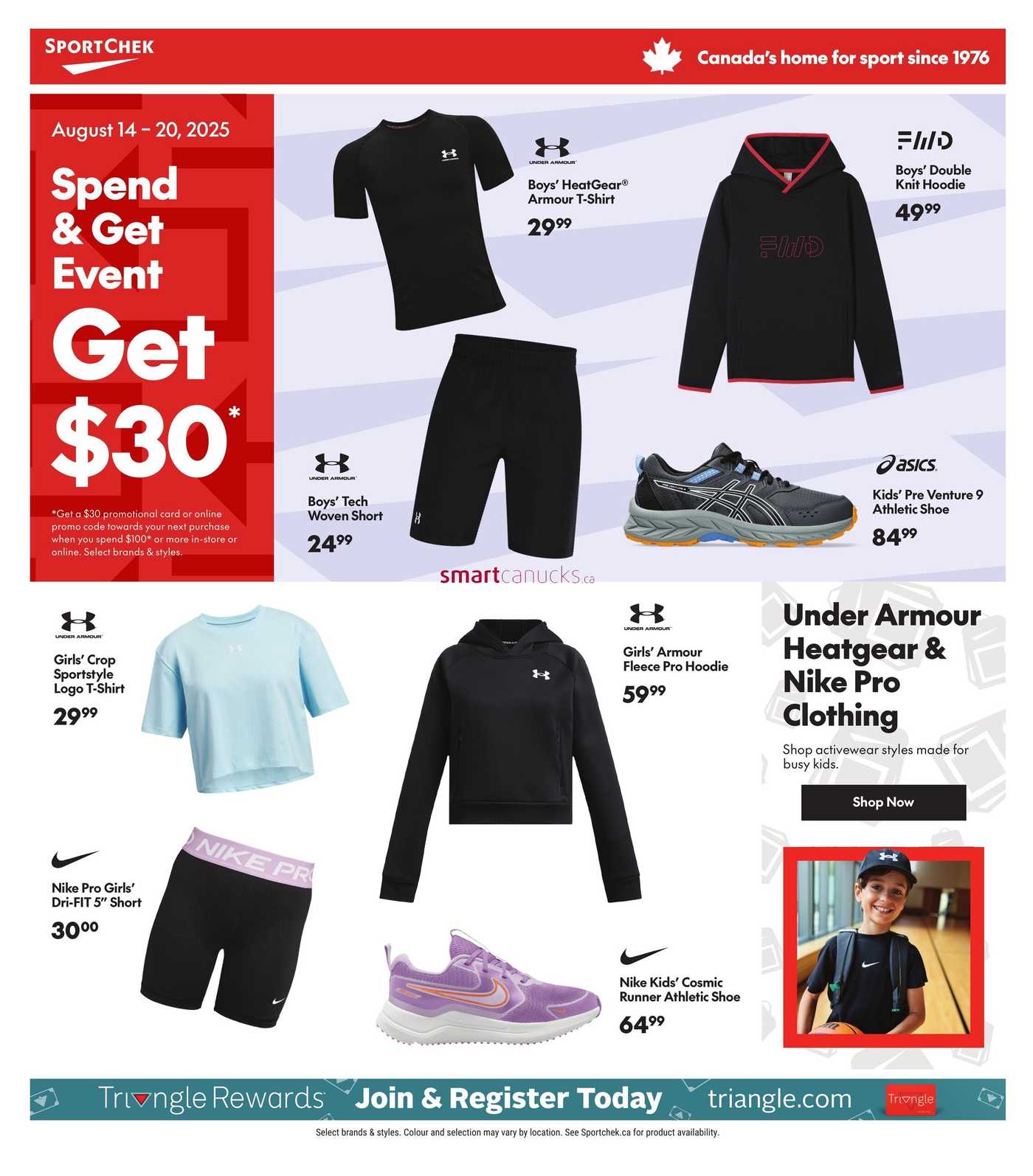 Sport Chek Flyer August 14 to 20