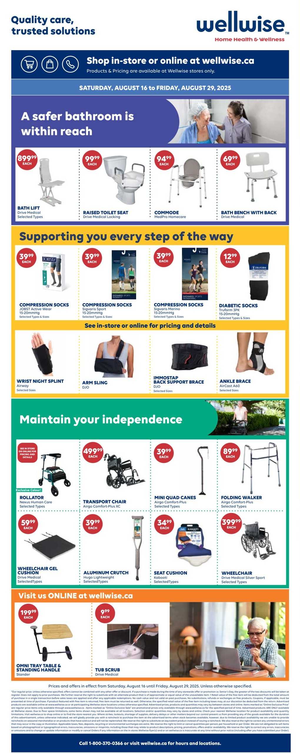 Wellwise By Shoppers Flyer August 16 to 22