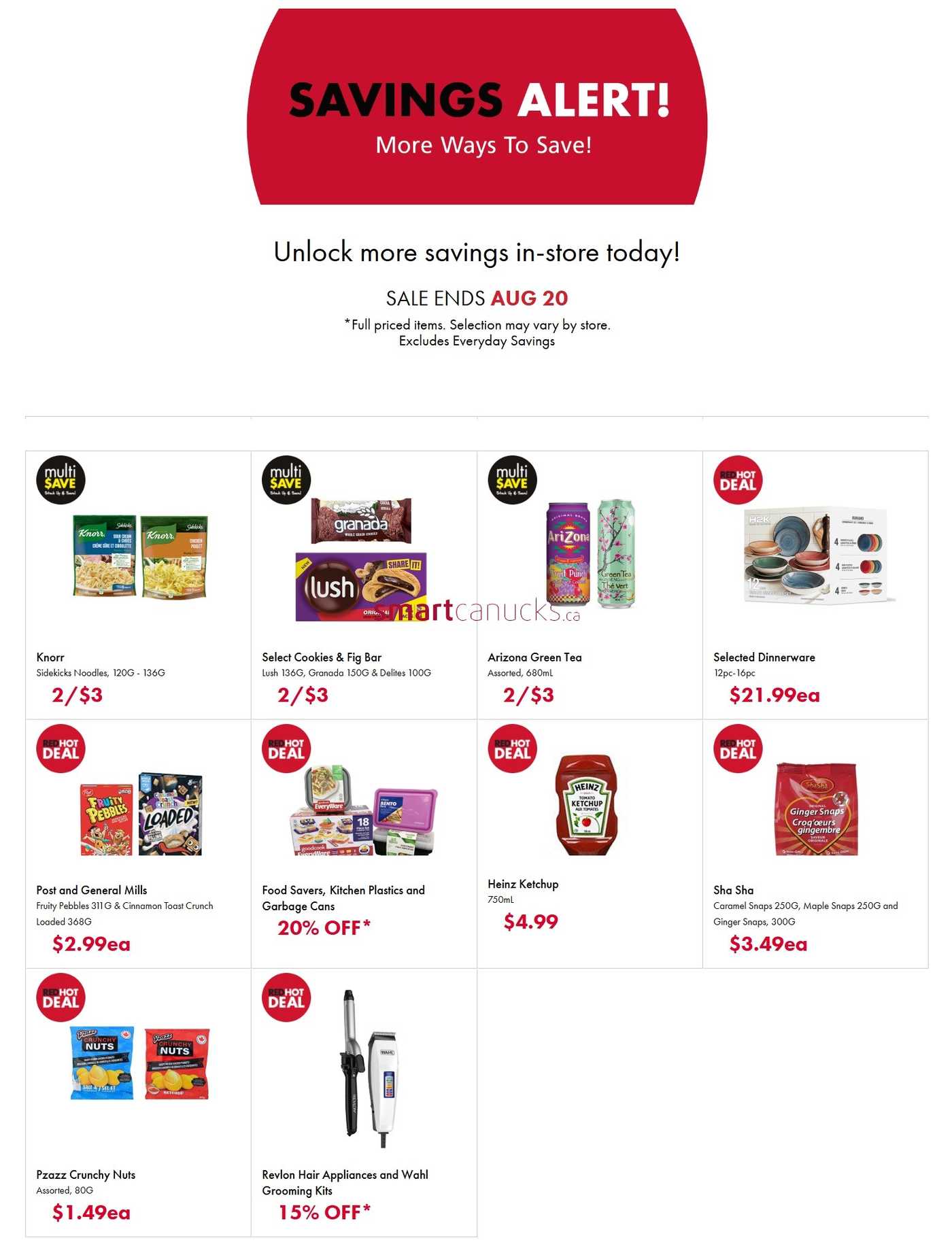 The Bargain Shop & Red Apple Stores Canada Flyers