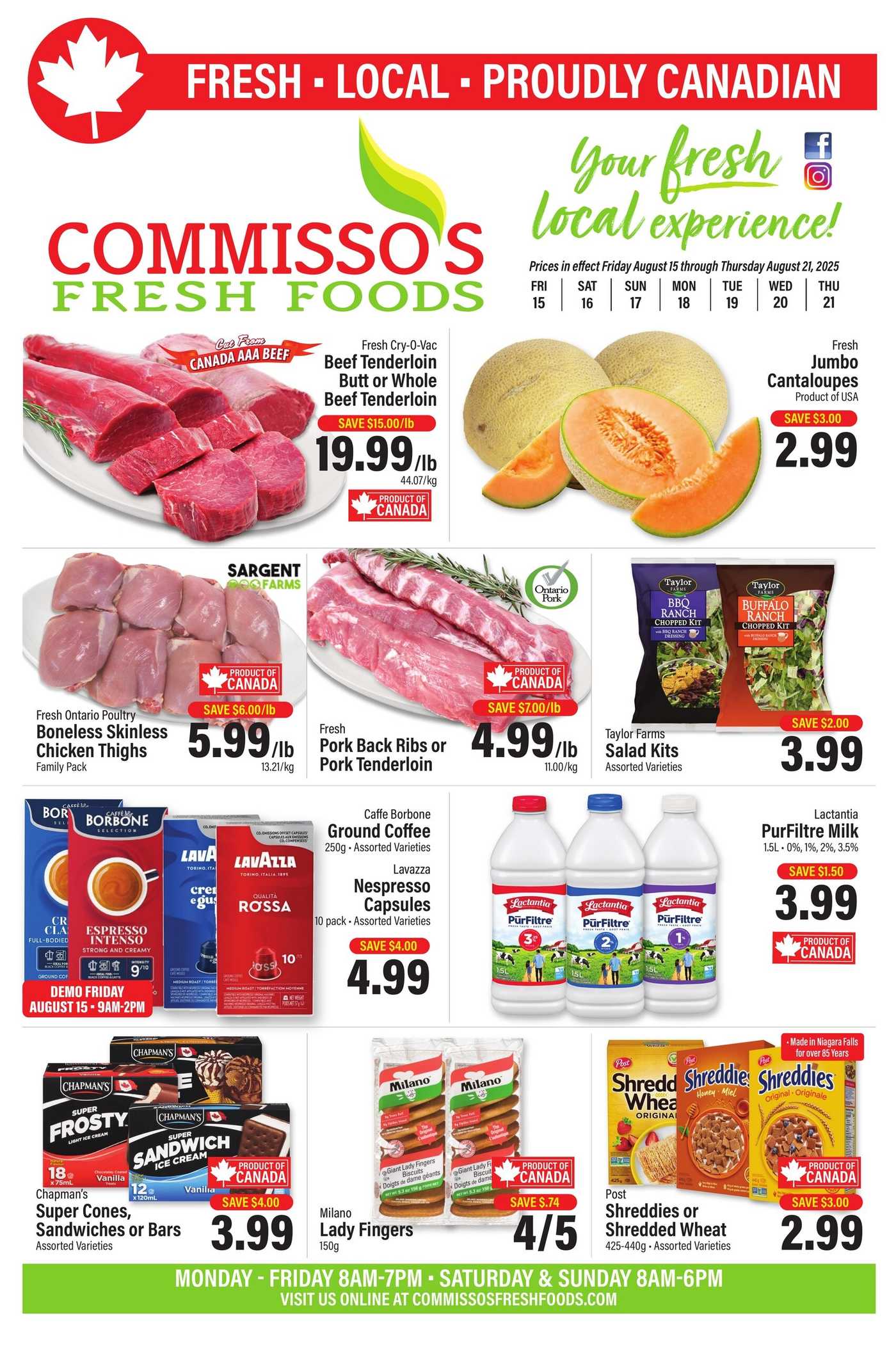 Commisso's Fresh Foods Flyer August 15 to 21