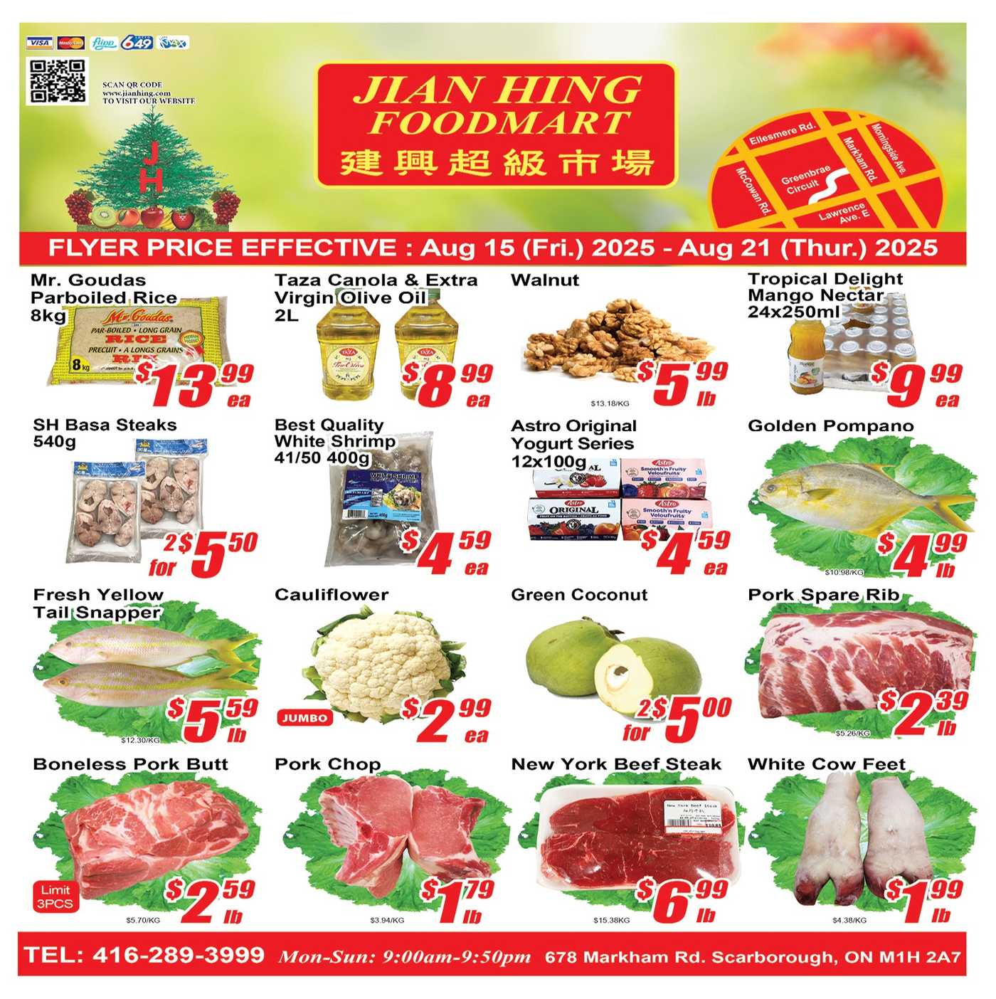 Jian Hing Foodmart (Scarborough) Flyer August 15 to 21