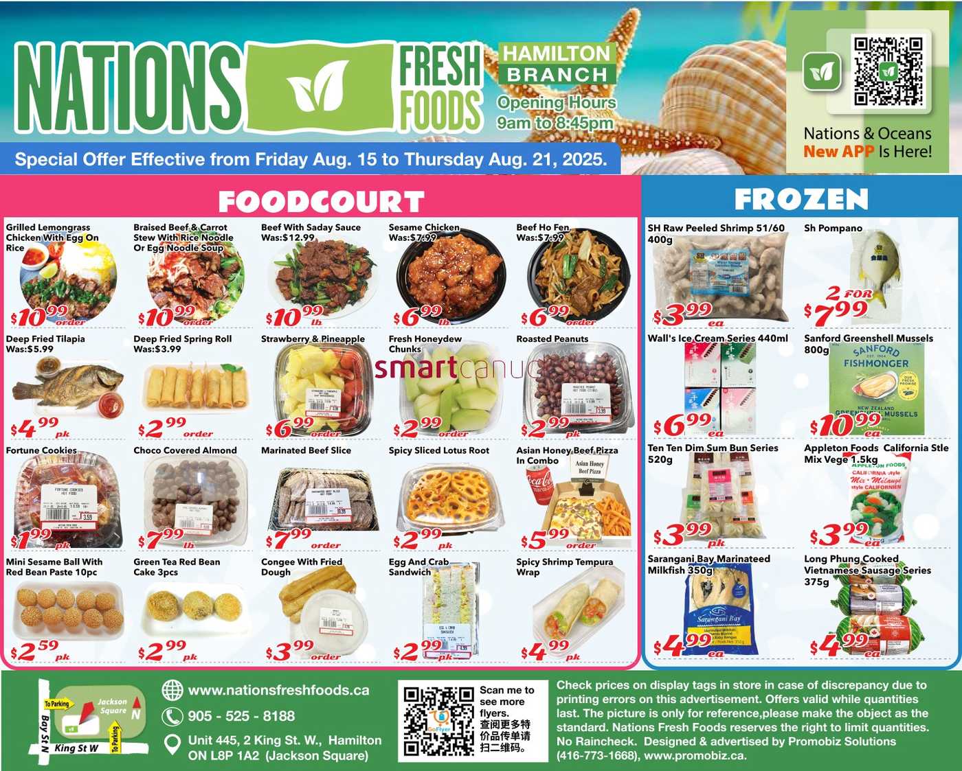 Nations Fresh Foods (Hamilton) Flyer August 15 to 21