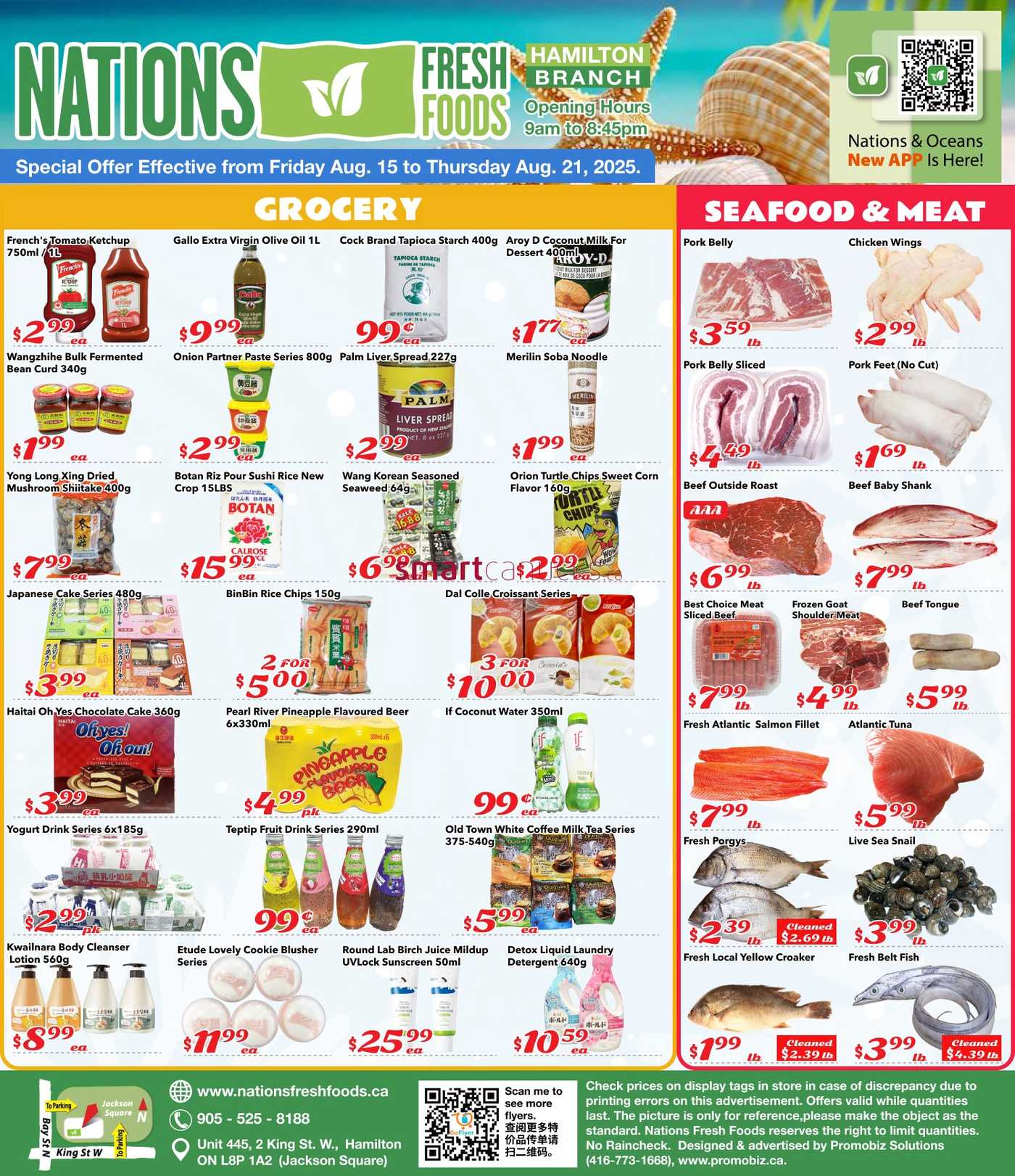 Nations Fresh Foods (Hamilton) Flyer August 15 to 21