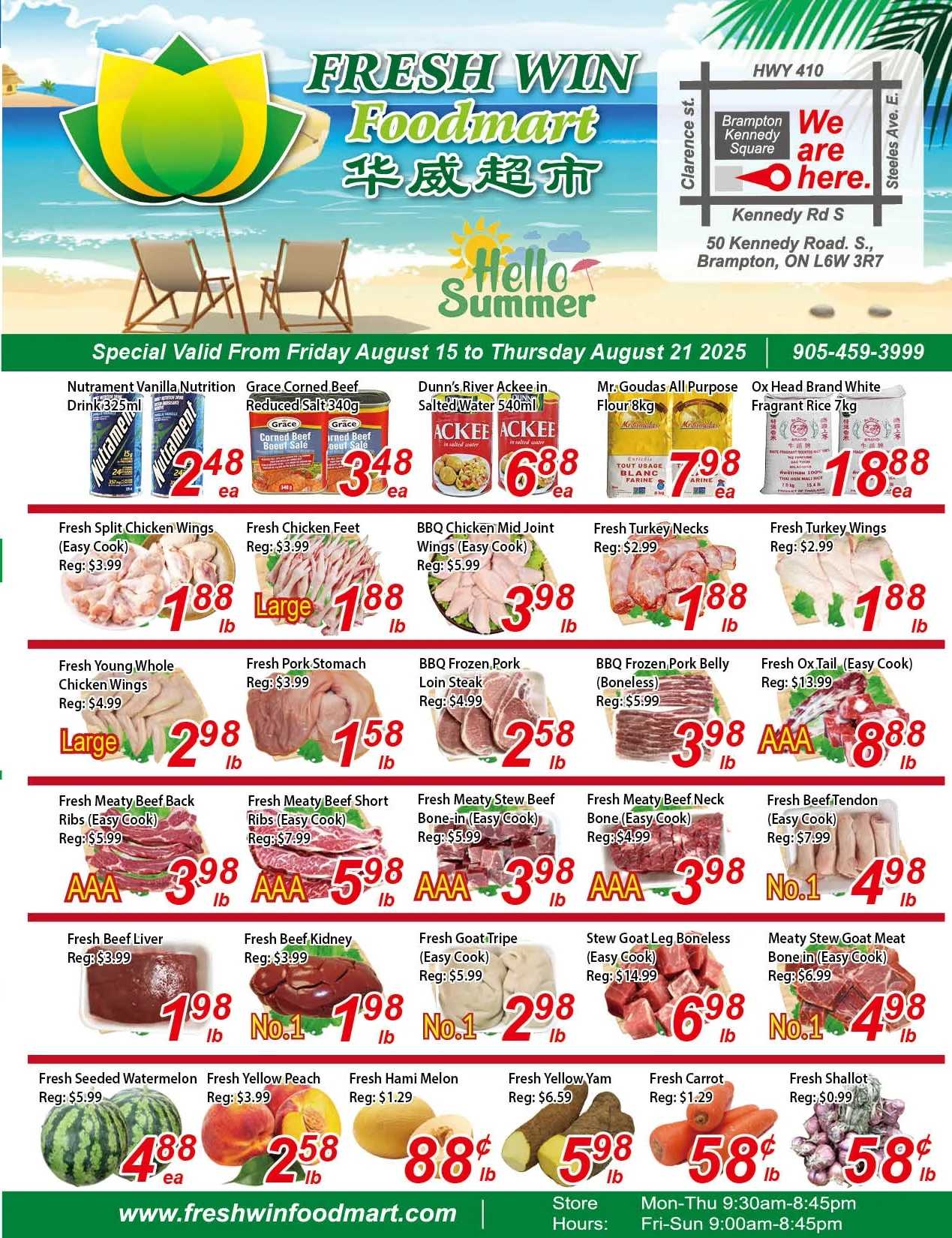 Fresh Win Foodmart Flyer August 15 to 21