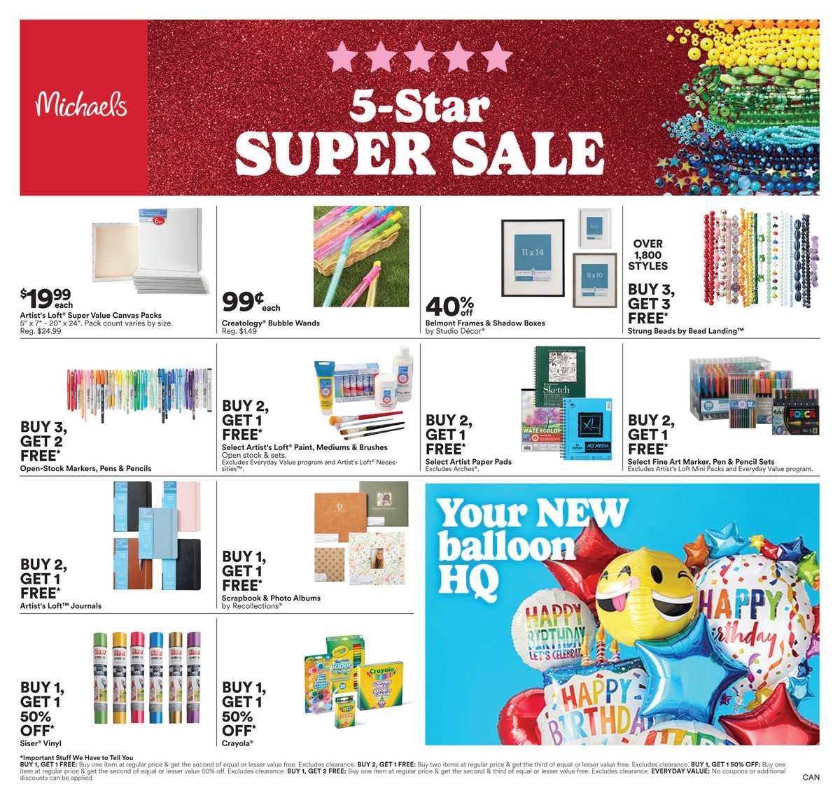 Michael's Flyer August 15 to 21