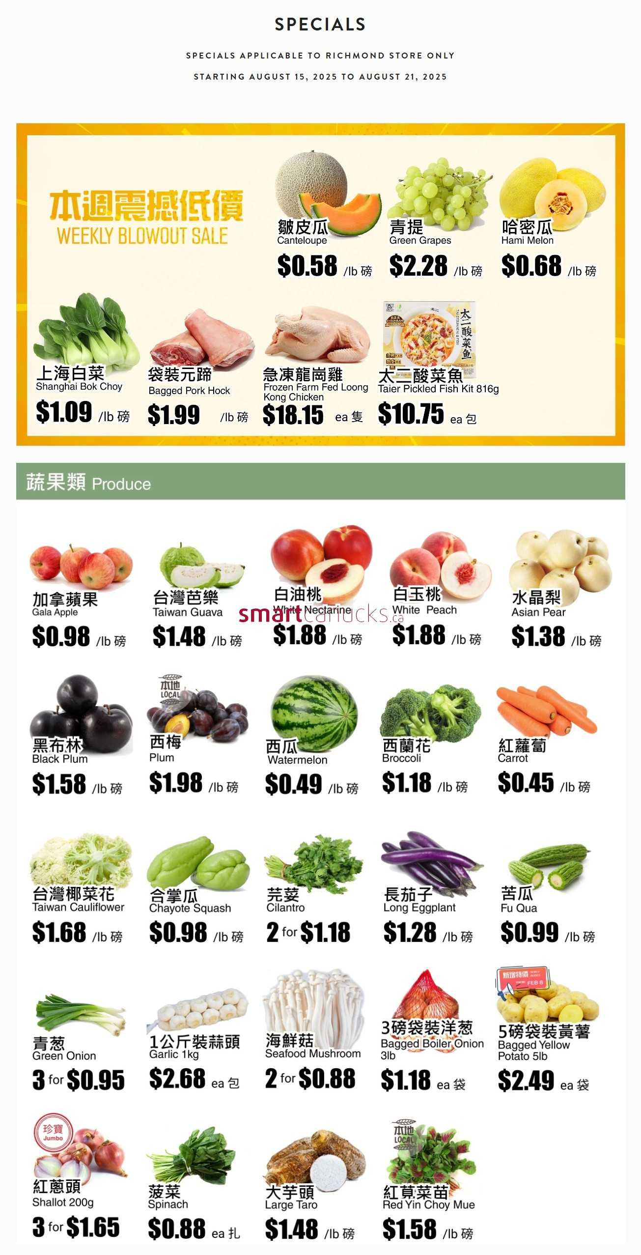 Rice World Supermarket Canada Flyers