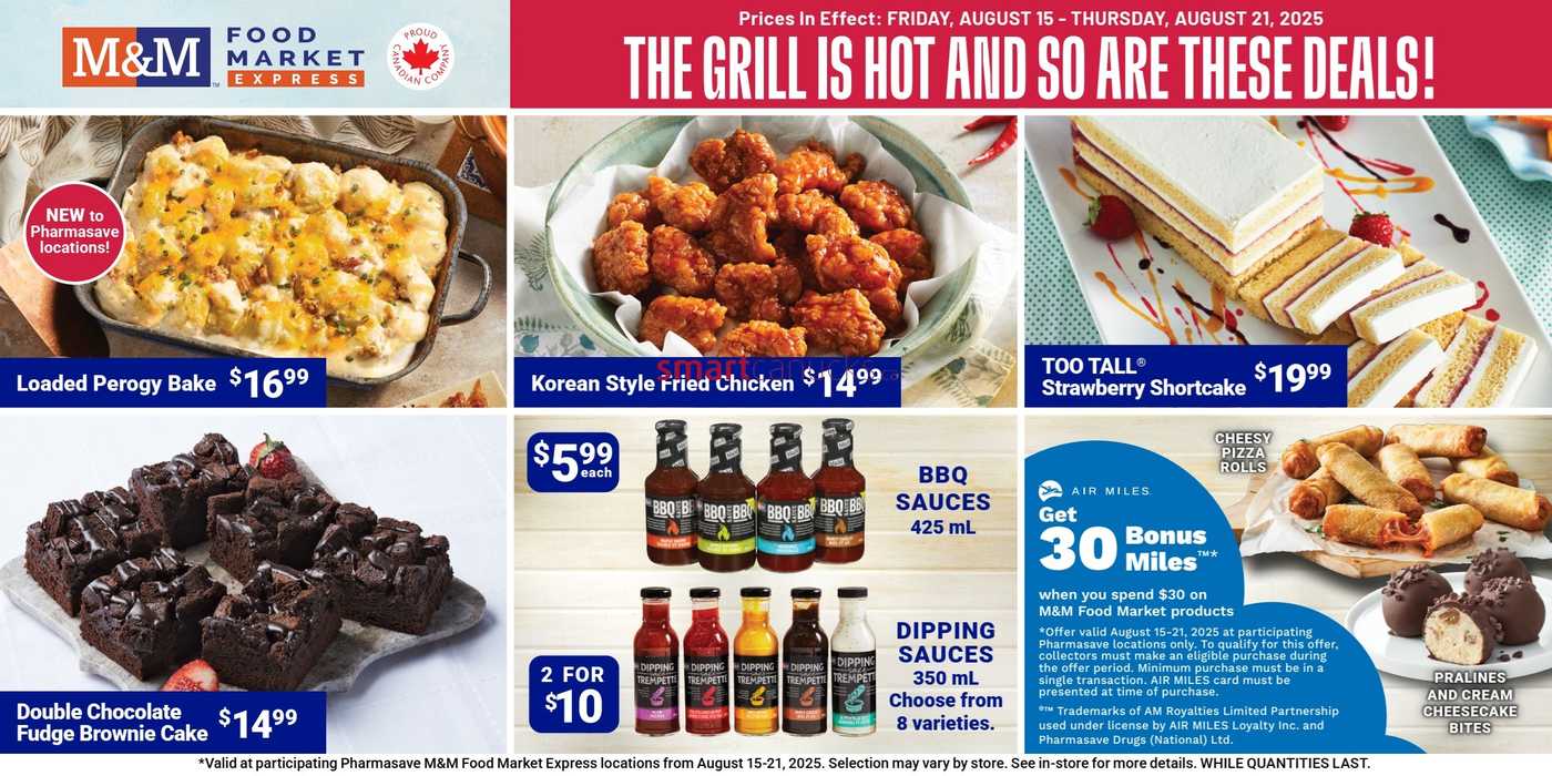 Pharmasave (M&M Food Market Express Locations only) Flyer August 15 to 21