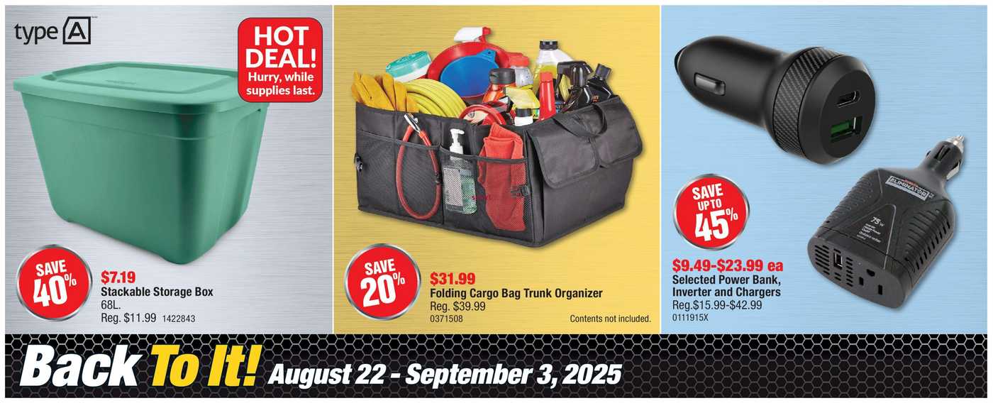 PartSource Flyer August 22 to September 3