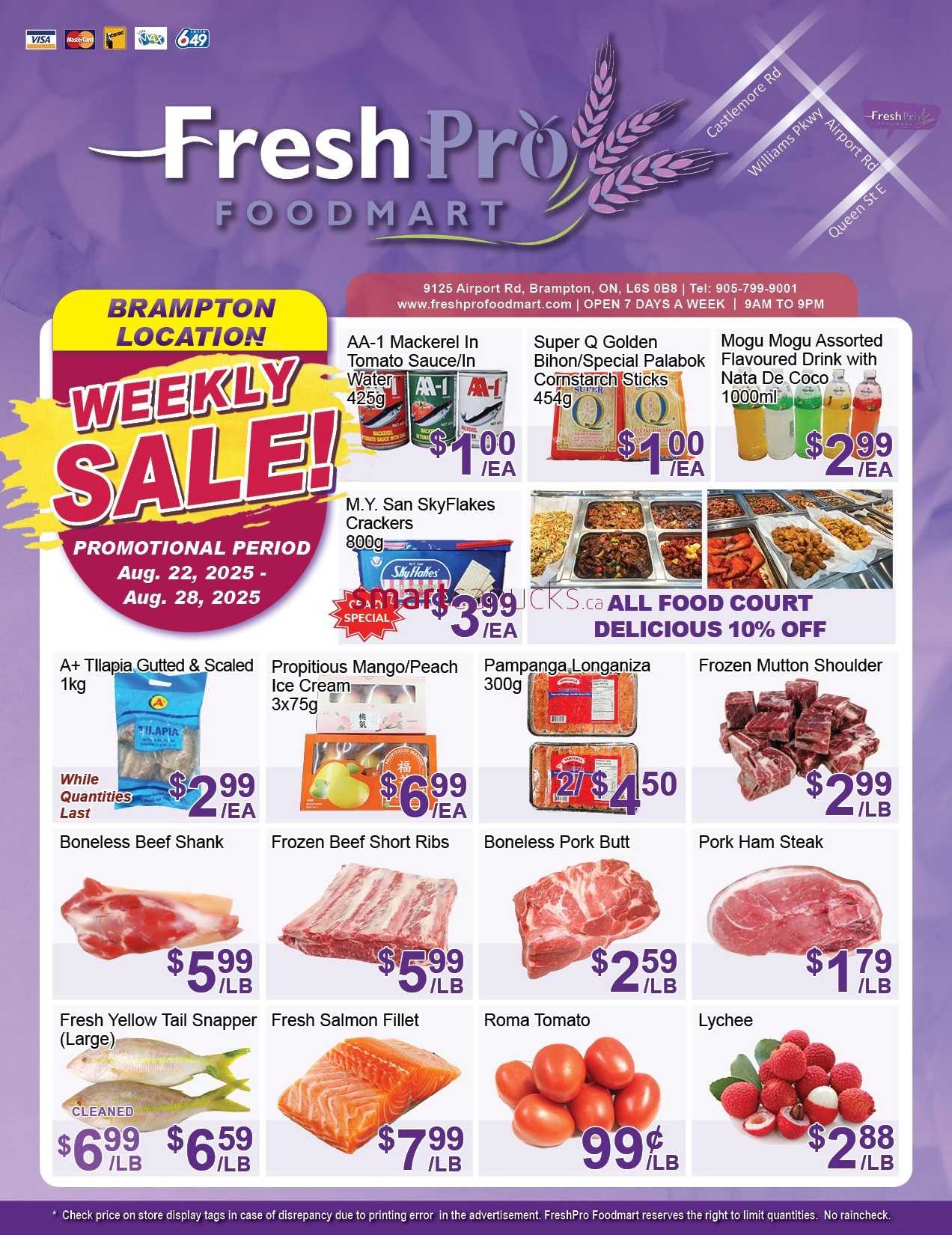 FreshPro Foodmart Canada Flyers
