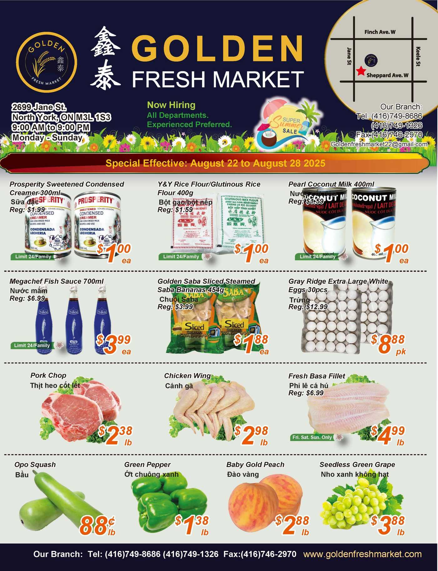 Golden Fresh Market Flyer August 22 to 28