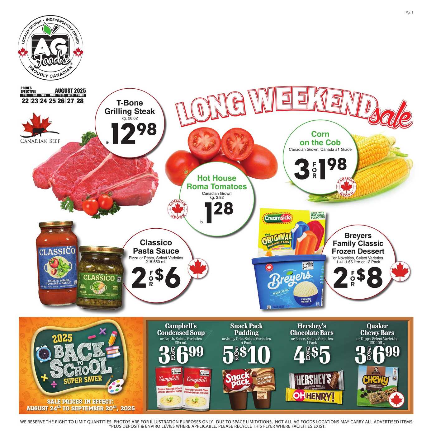 AG Foods Flyer August 22 to 28