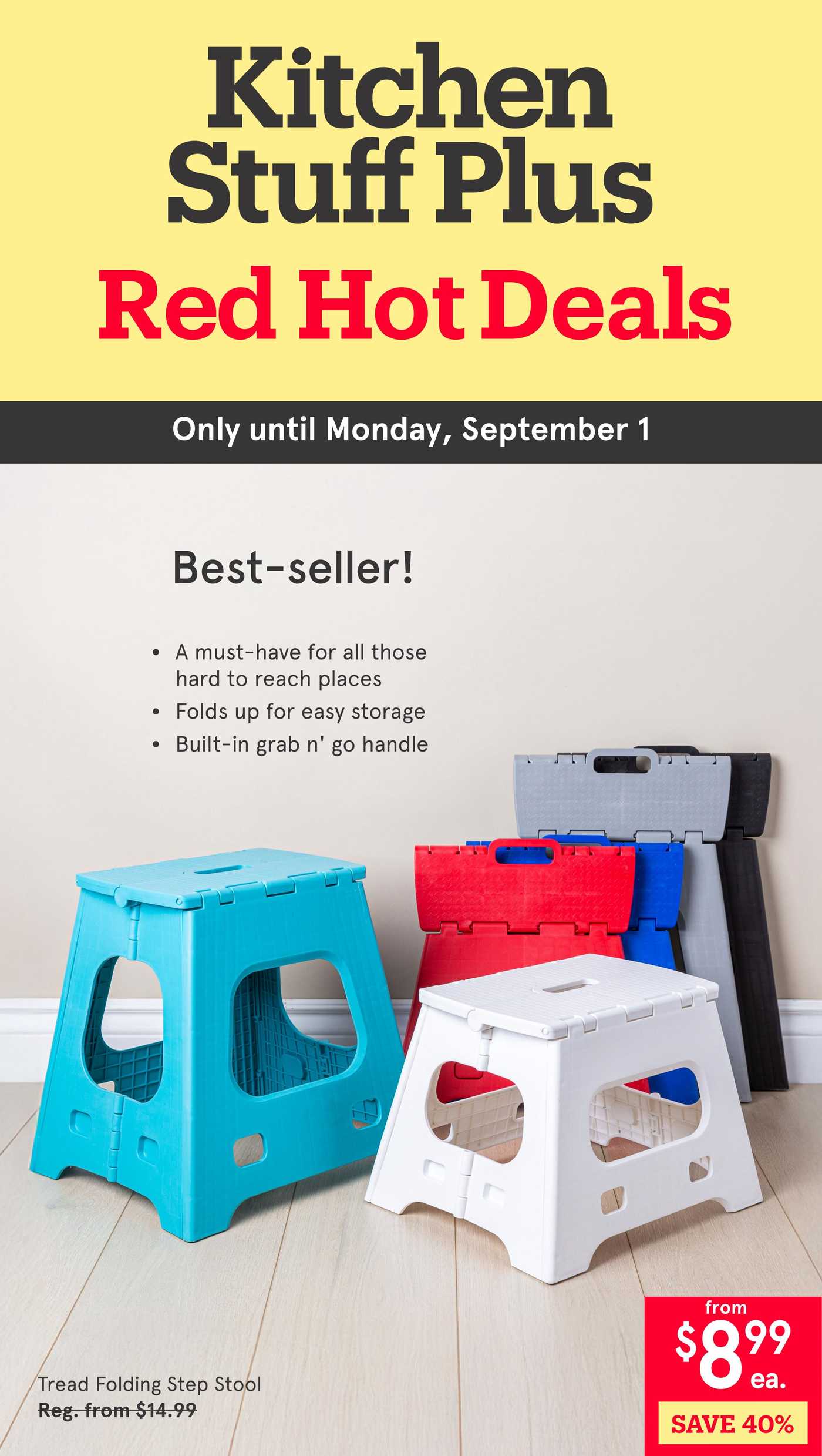 Kitchen Stuff Plus Red Hot Deals Flyer August 25 to 31