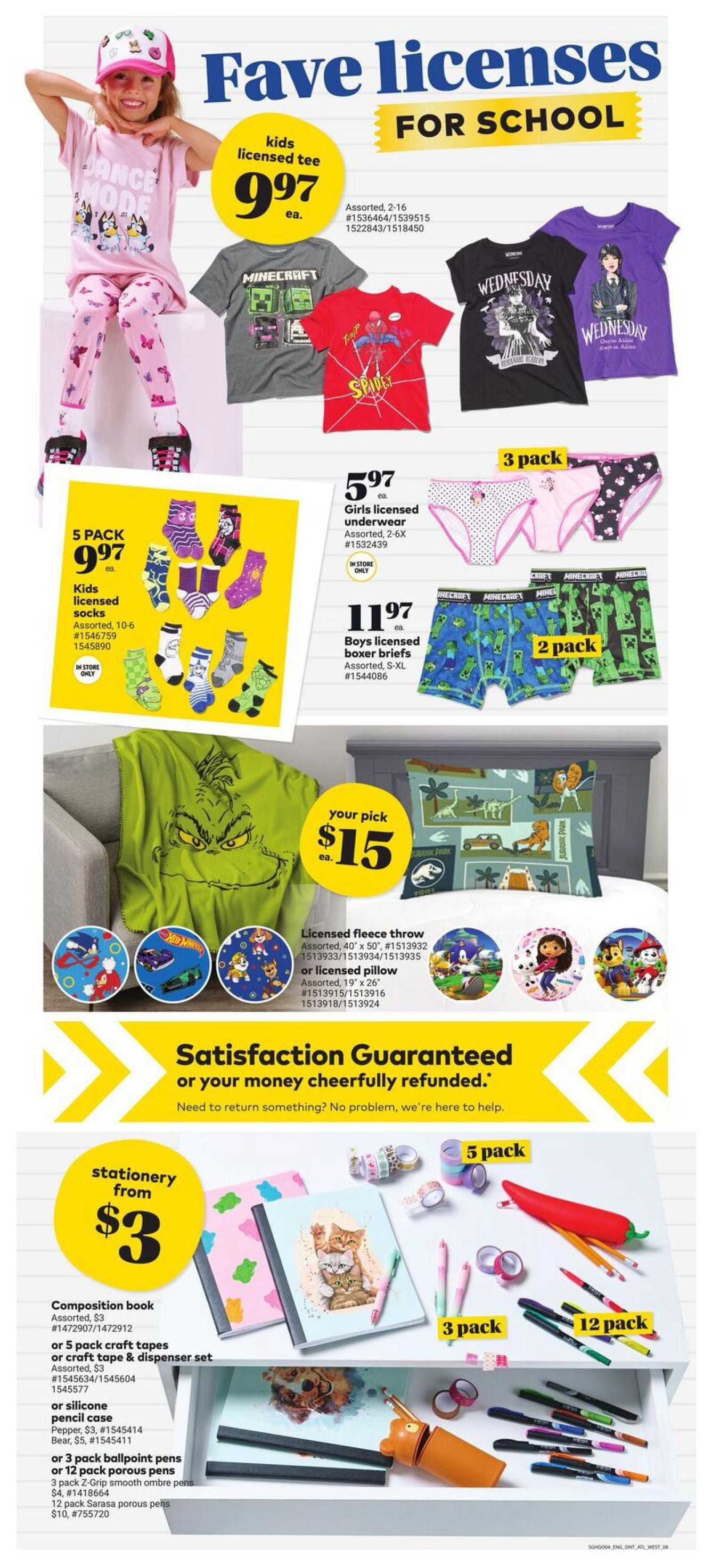 Giant Tiger (ON) Flyer August 27 to September 2