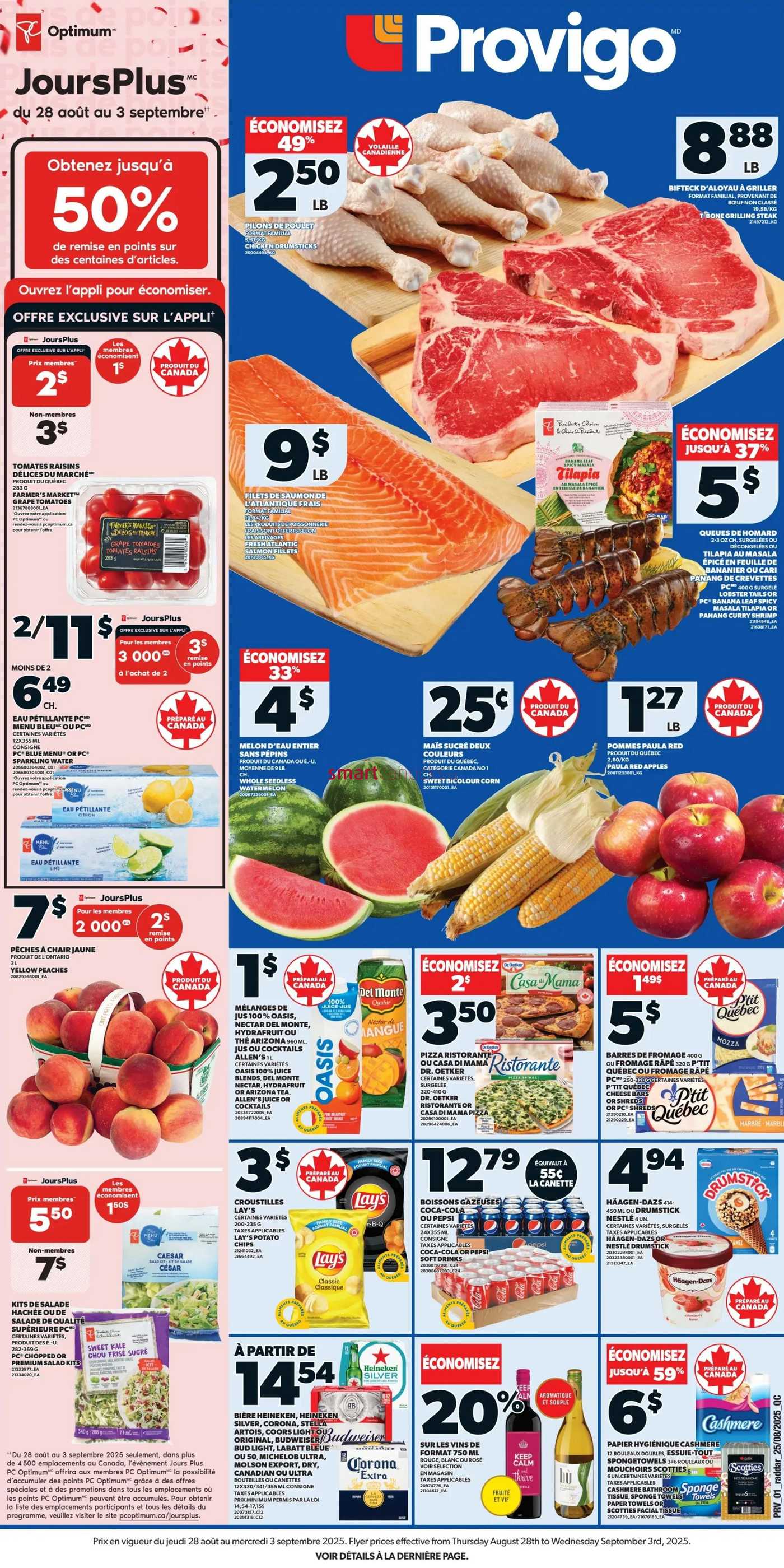 Provigo Flyer August 28 to September 3