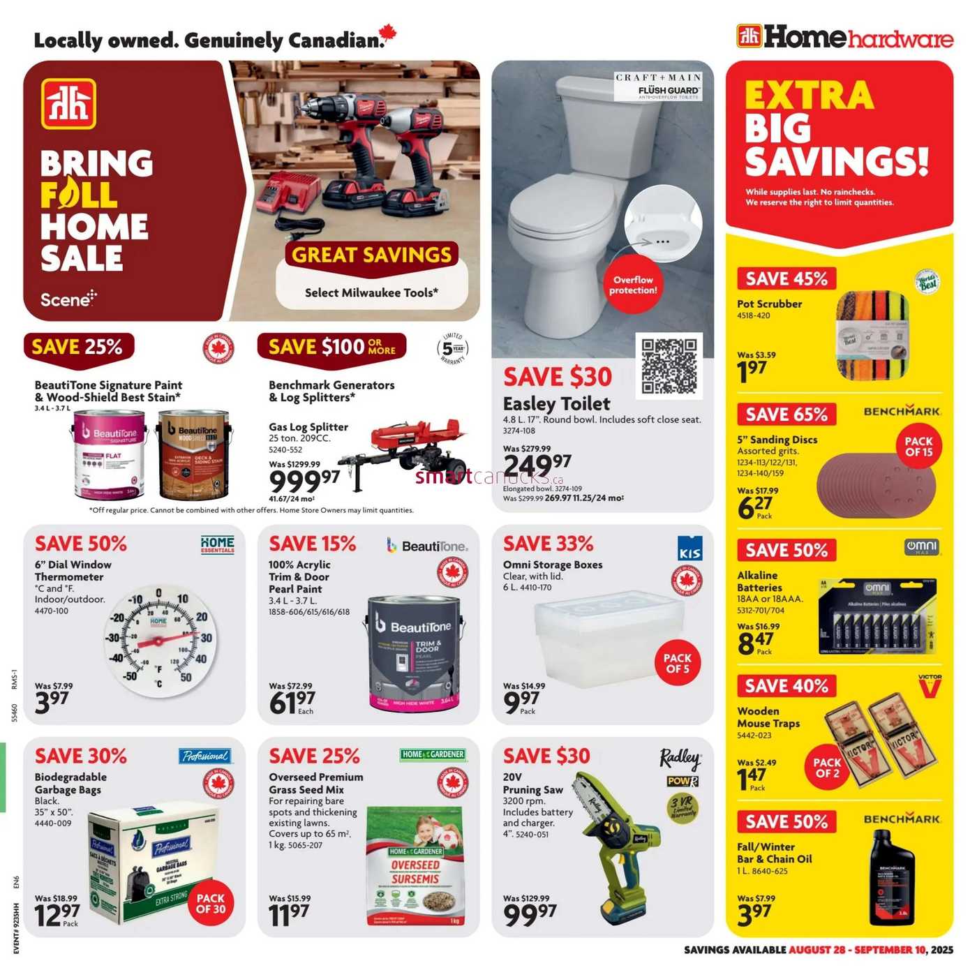 Home Hardware (ON) Flyer August 28 to September 10