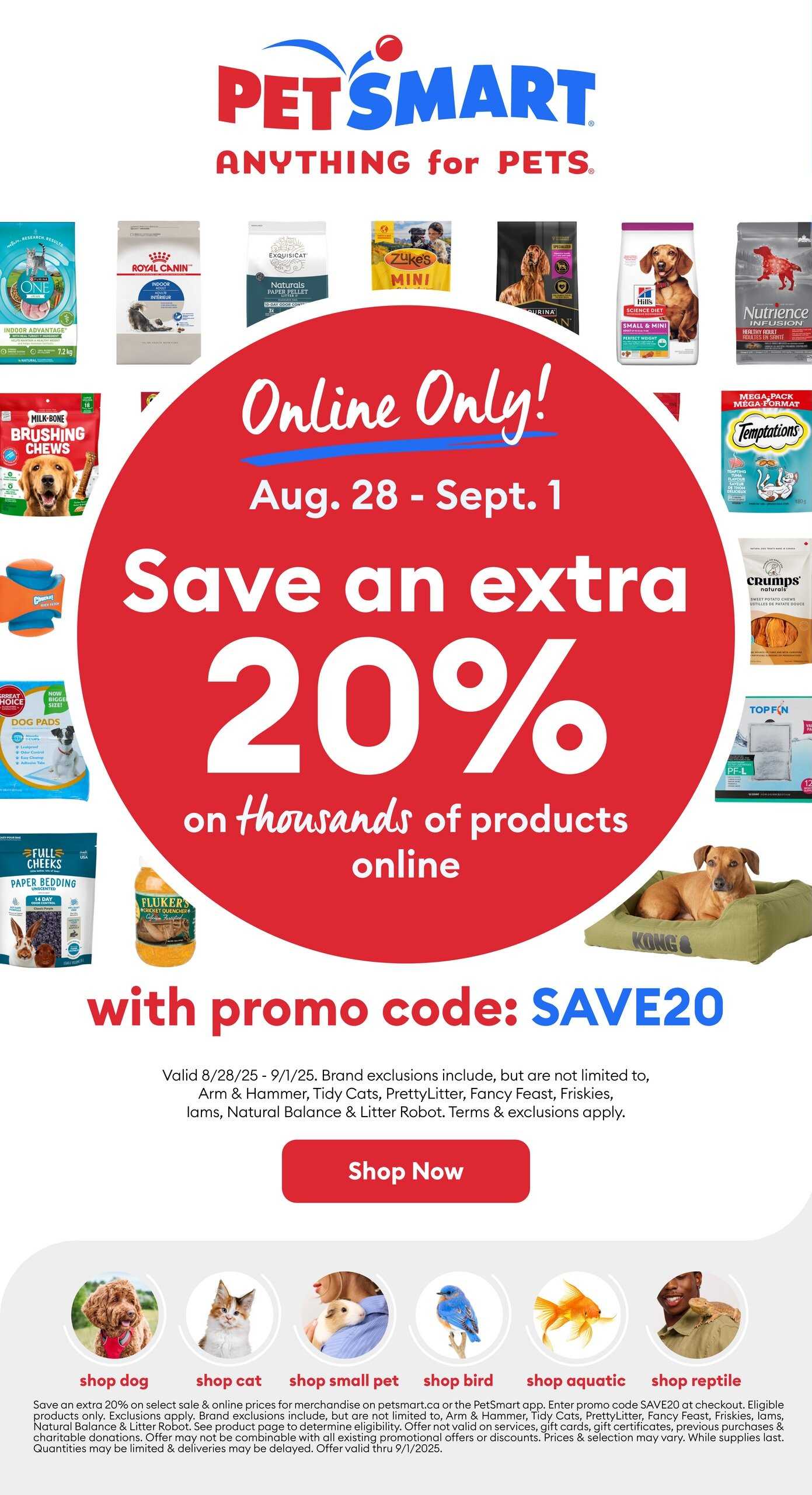 PetSmart Flyer August 28 to 31