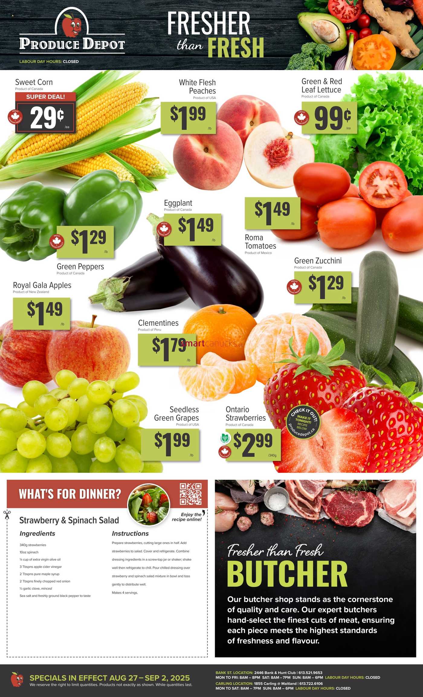 Produce Depot Flyer August 27 to September 2