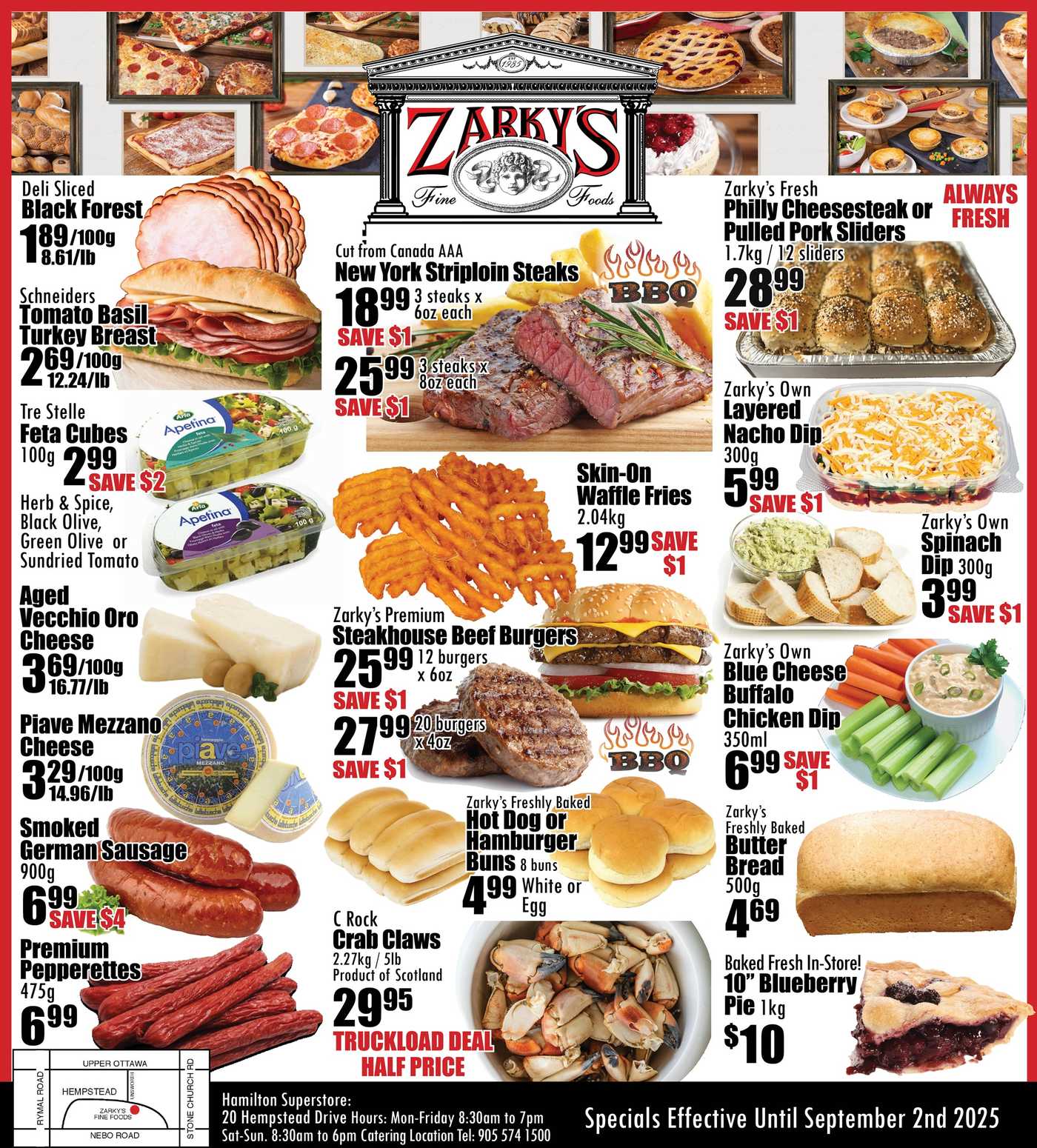 Zarky's Flyer August 27 to September 2