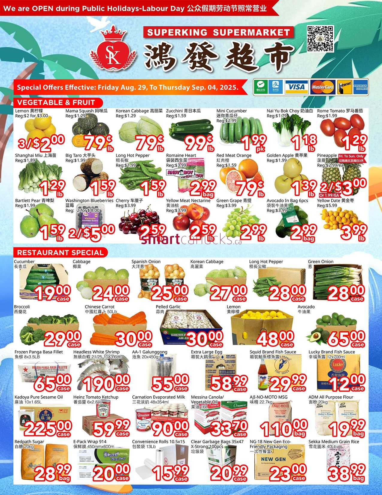 Superking Supermarket (North York) Flyer August 29 to September 4