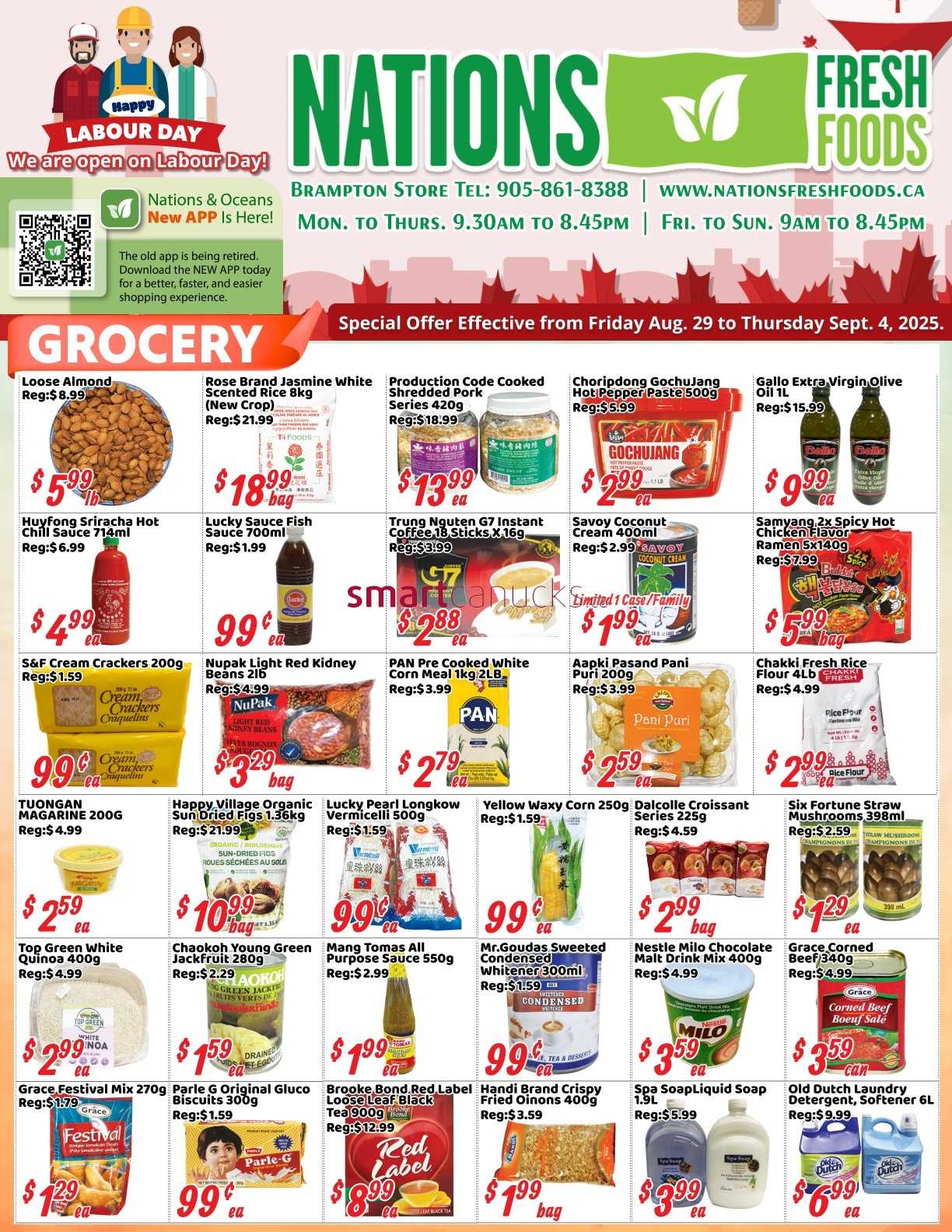 Nations Fresh Foods (Brampton) Flyer August 29 to September 4