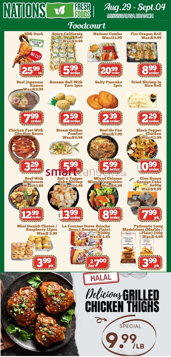 Nations Fresh Foods (Mississauga) Flyer August 29 to September 4