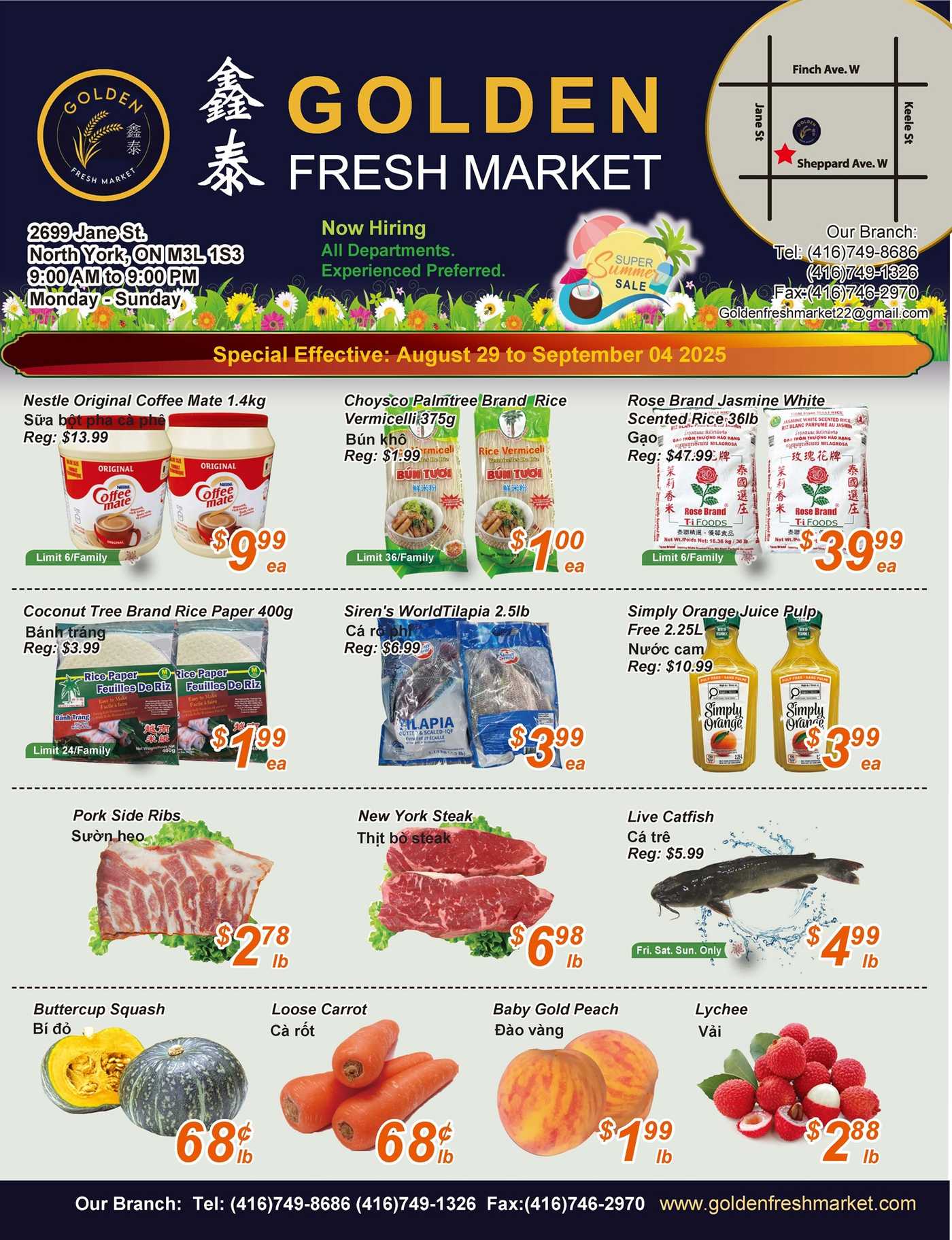 Golden Fresh Market Flyer August 29 to September 4