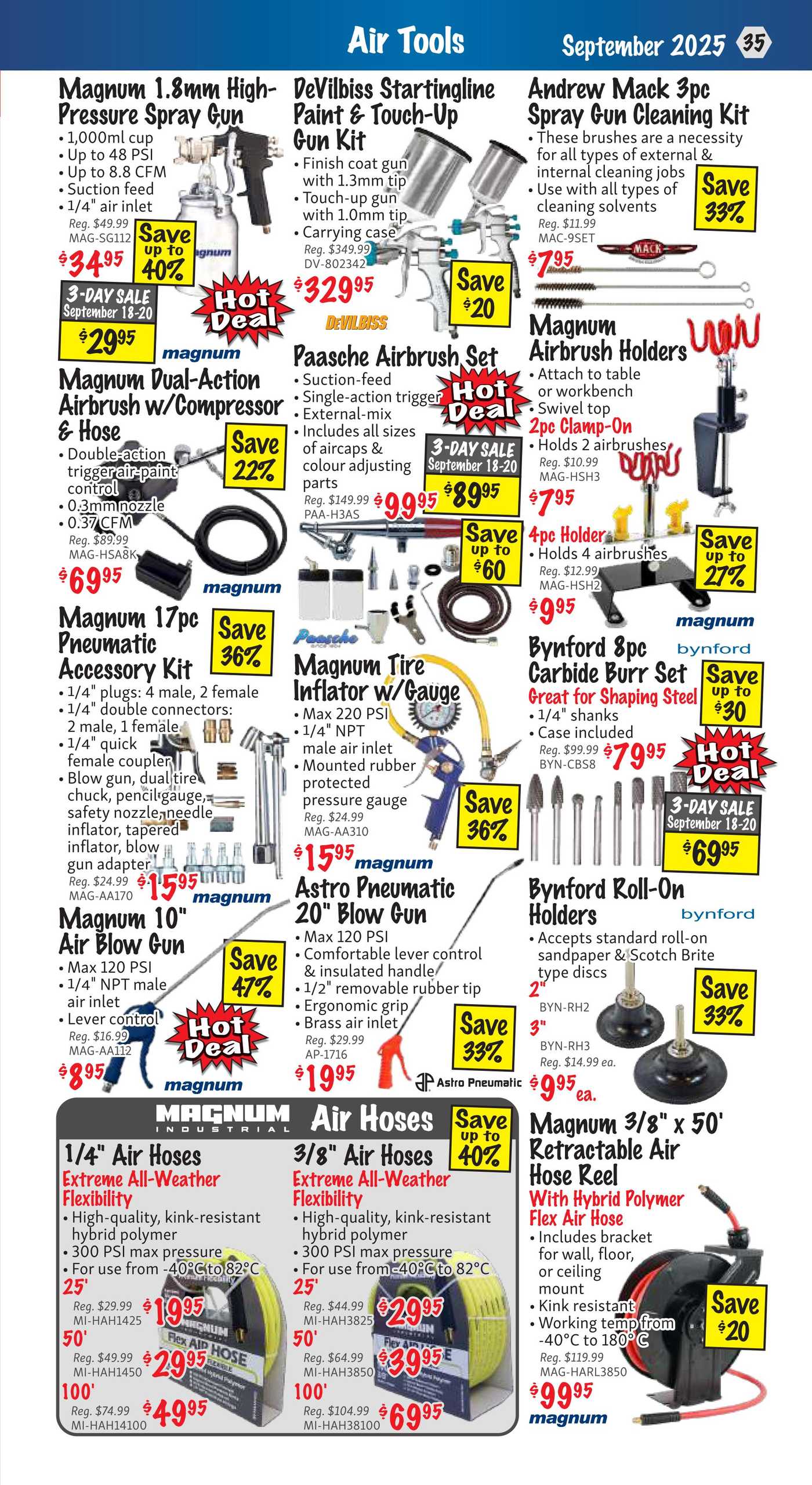 KMS Tools and Equipment Flyer September 1 to 30