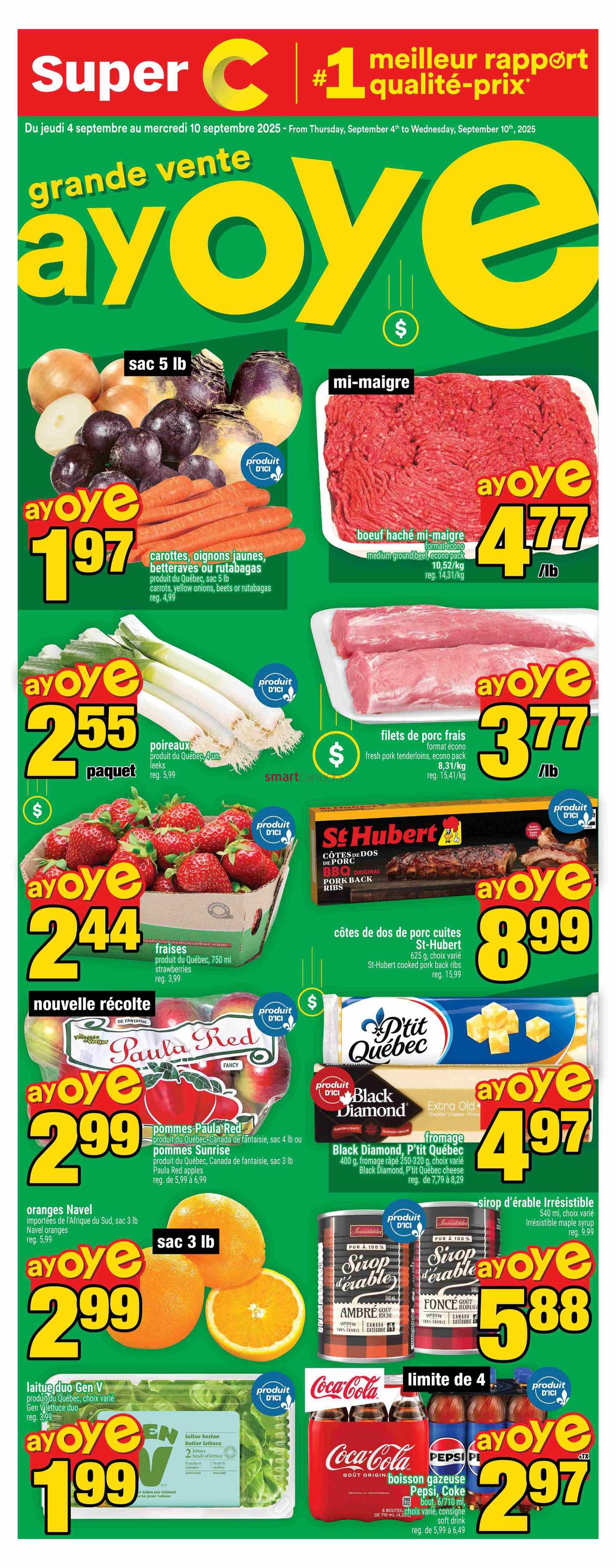 Super C Flyer September 4 to 10