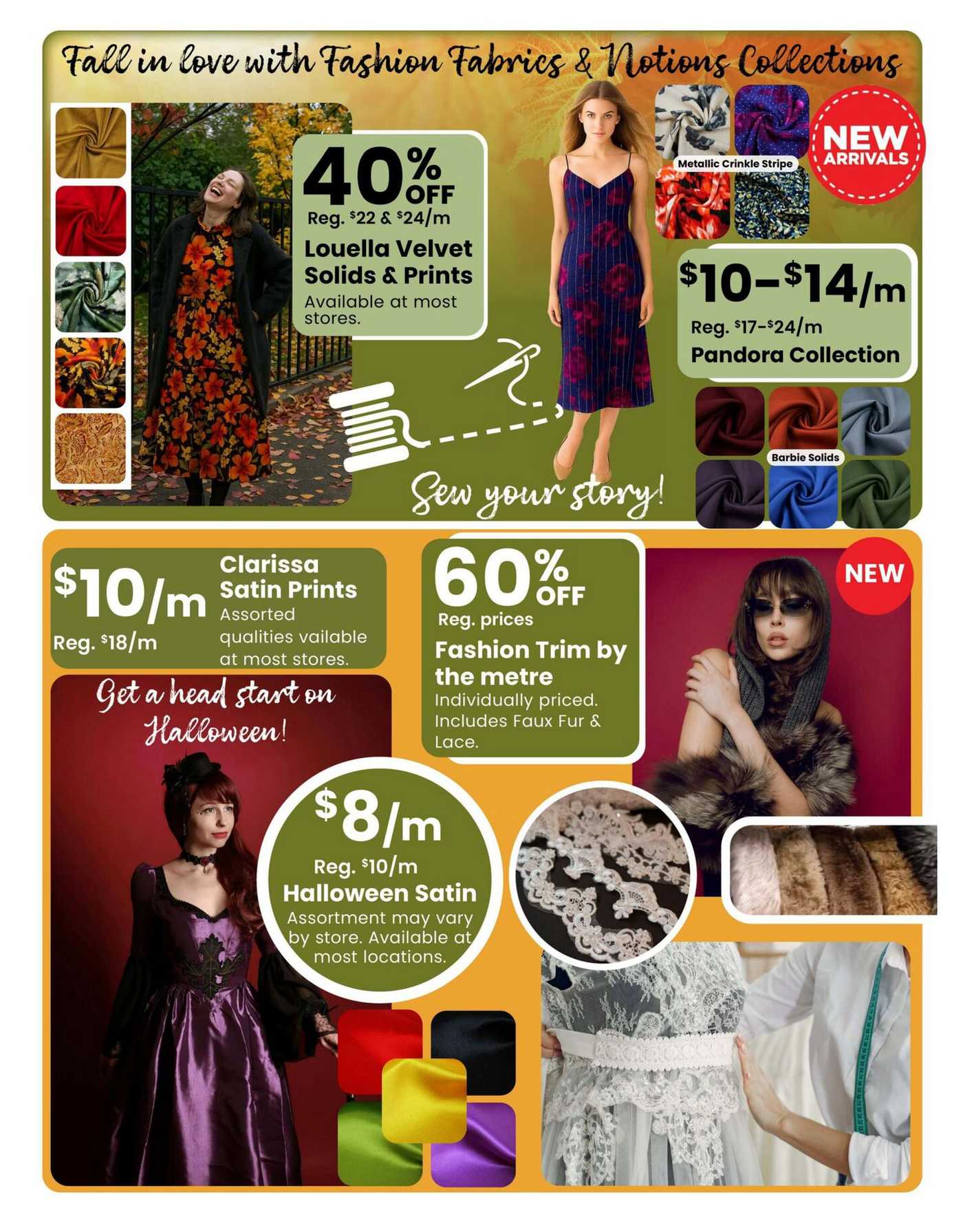 Fabricland (ON) Flyer September 2 to 30