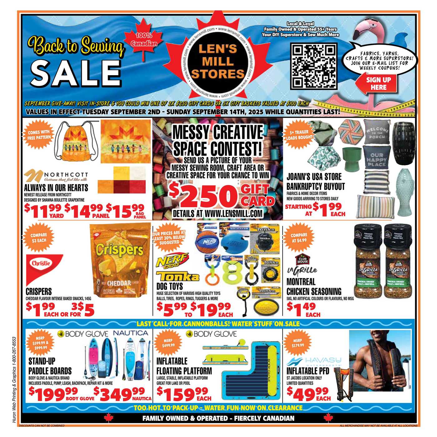 Len's Mill Stores Flyer September 2 to 14