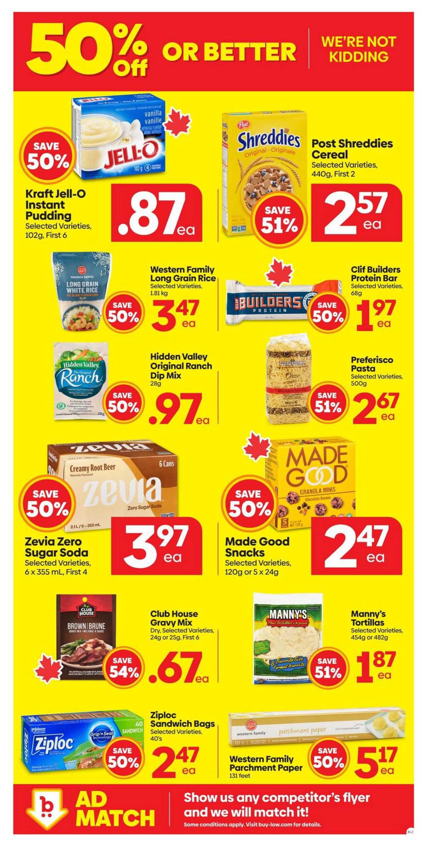 Buy-Low Foods Flyer September 4 to 10