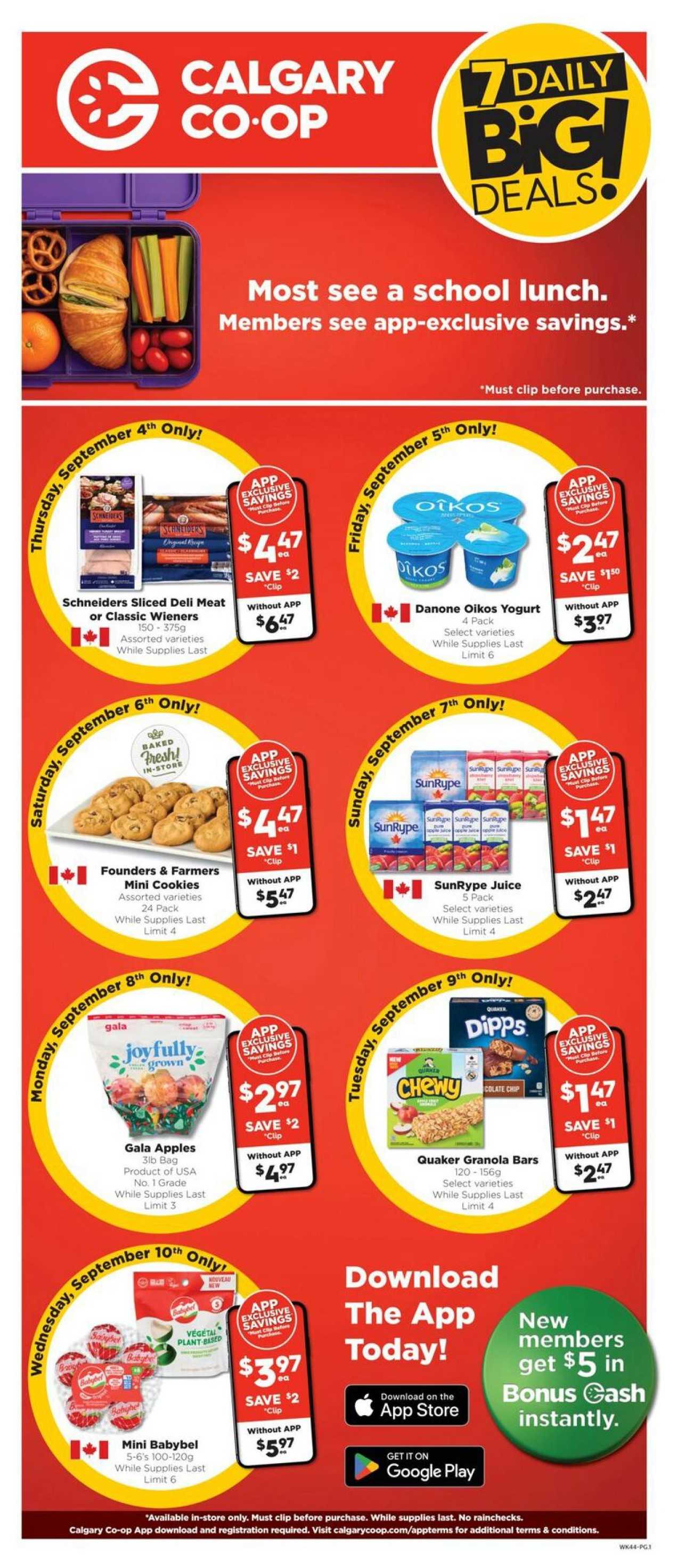 Calgary Co-op Flyer September 4 to 10