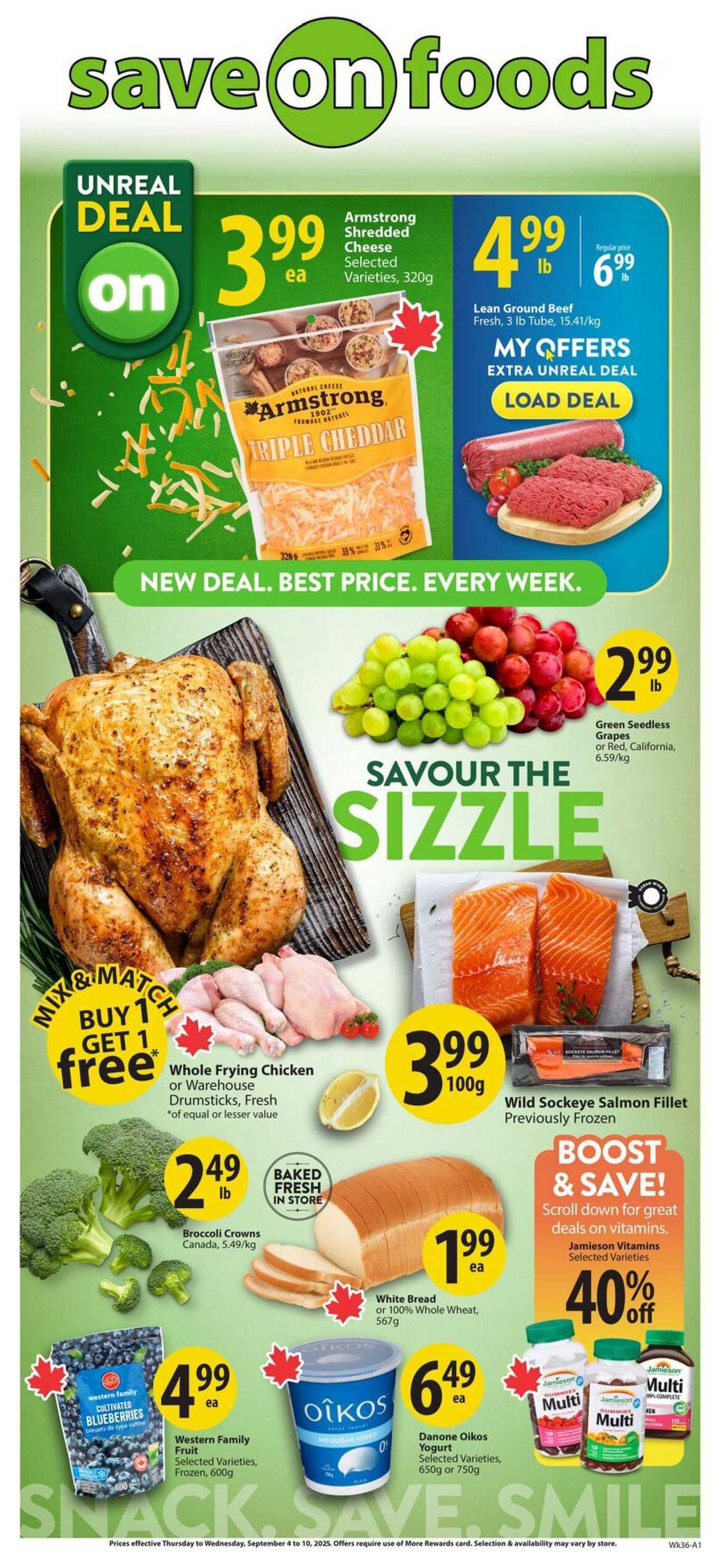Save On Foods (BC) Flyer September 4 to 10