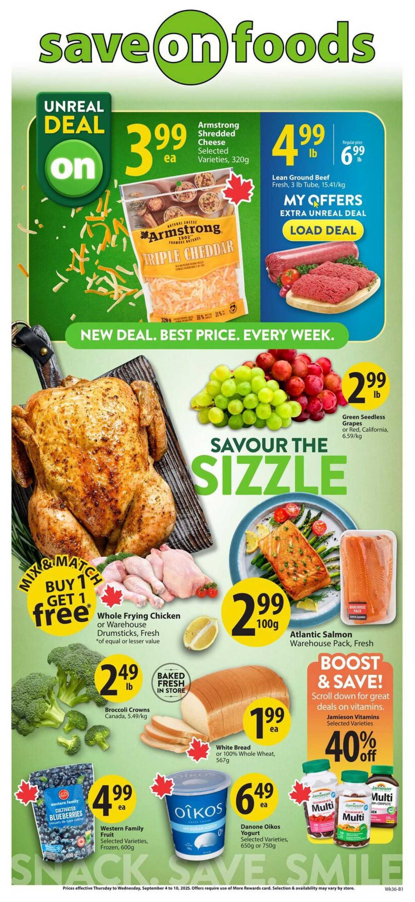 Save On Foods (AB) Flyer September 4 to 10