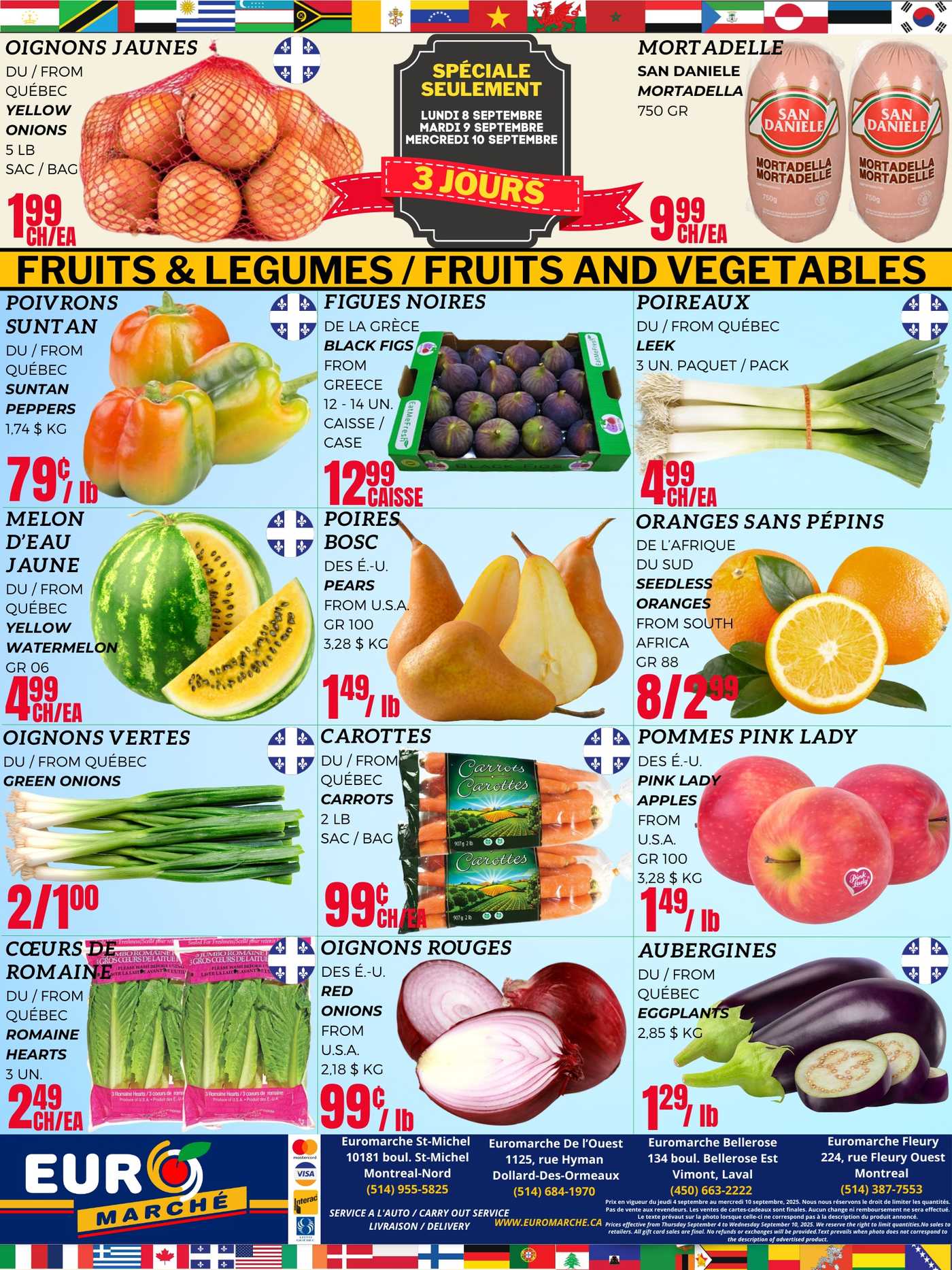 Euro Marche Flyer September 4 to 10