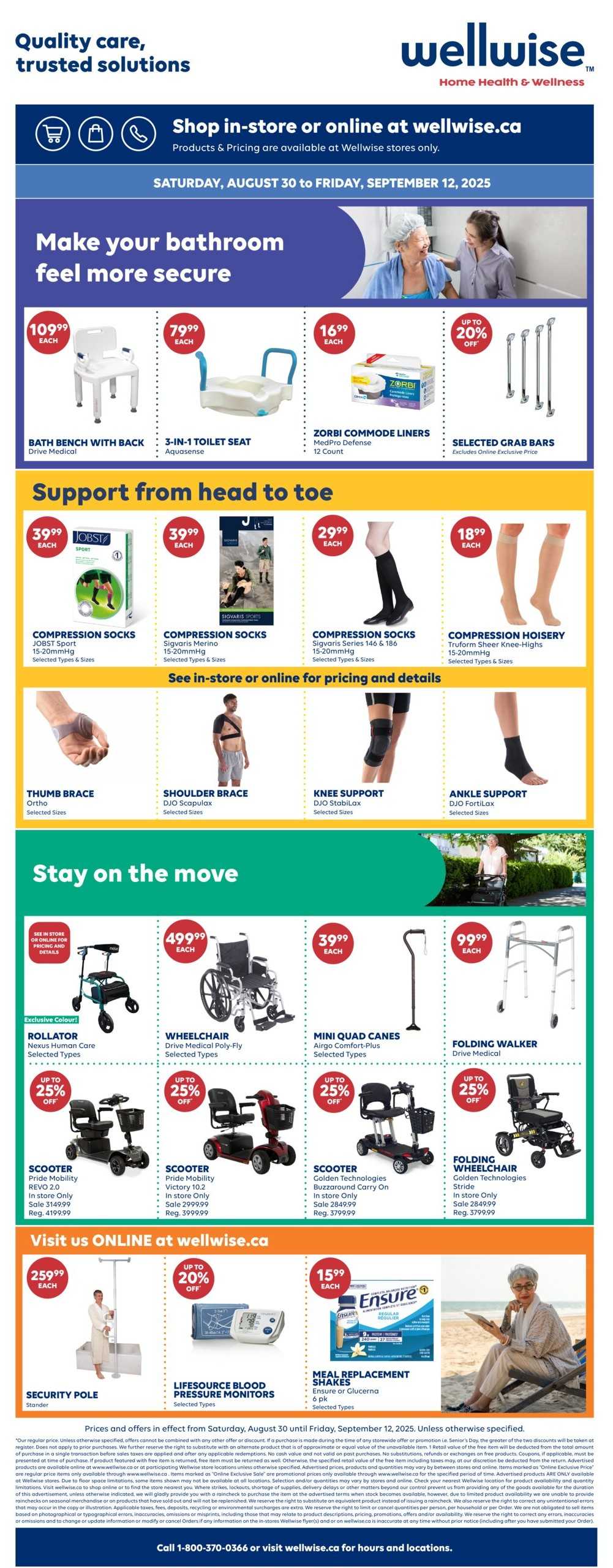 Wellwise By Shoppers Flyer September 6 to 12