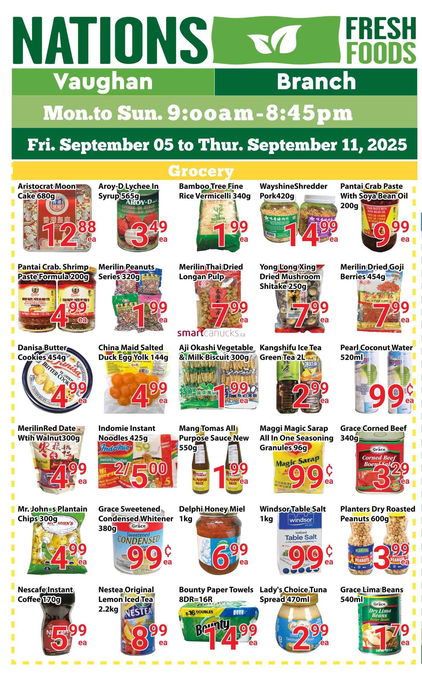 Nations Fresh Foods (Vaughan) Flyer September 5 to 11