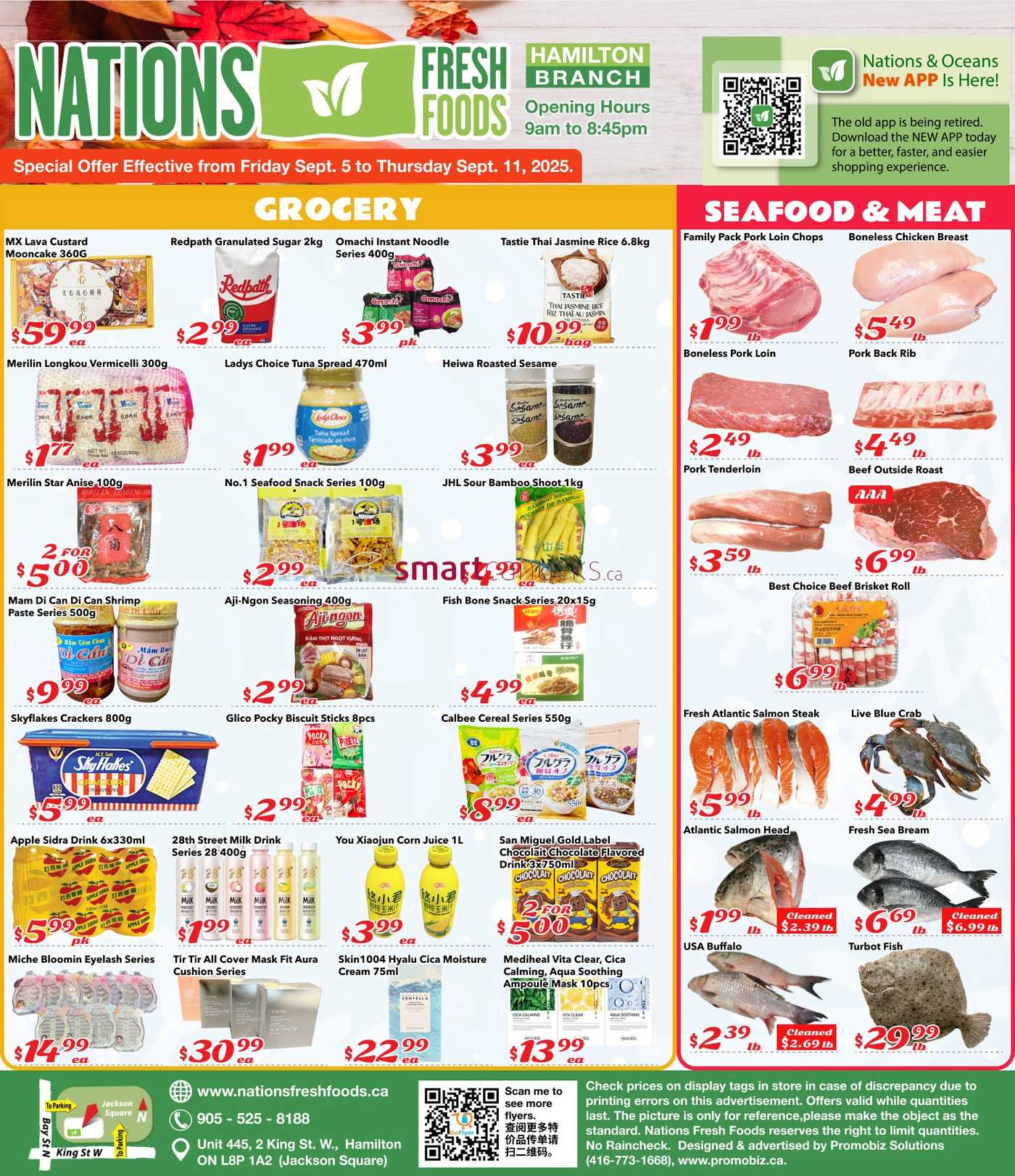 Nations Fresh Foods (Hamilton) Flyer September 5 to 11