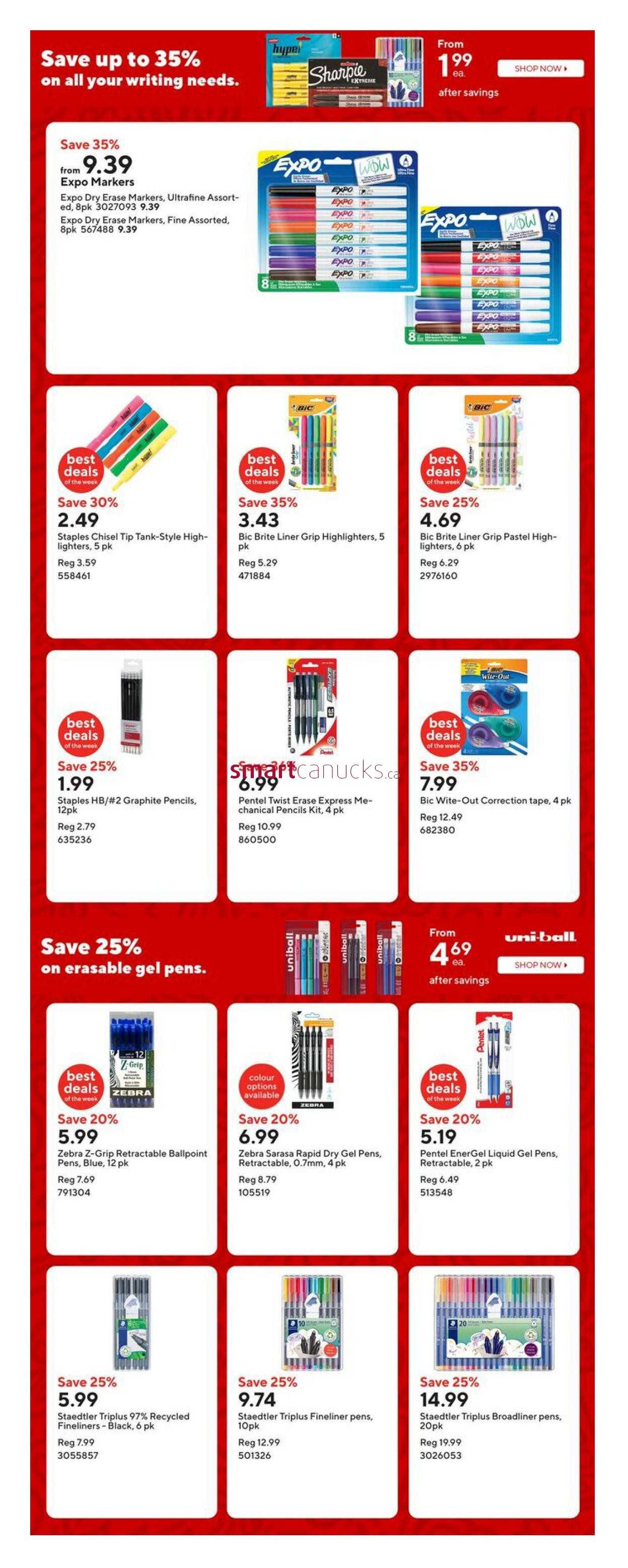 Staples Flyer September 5 to 11