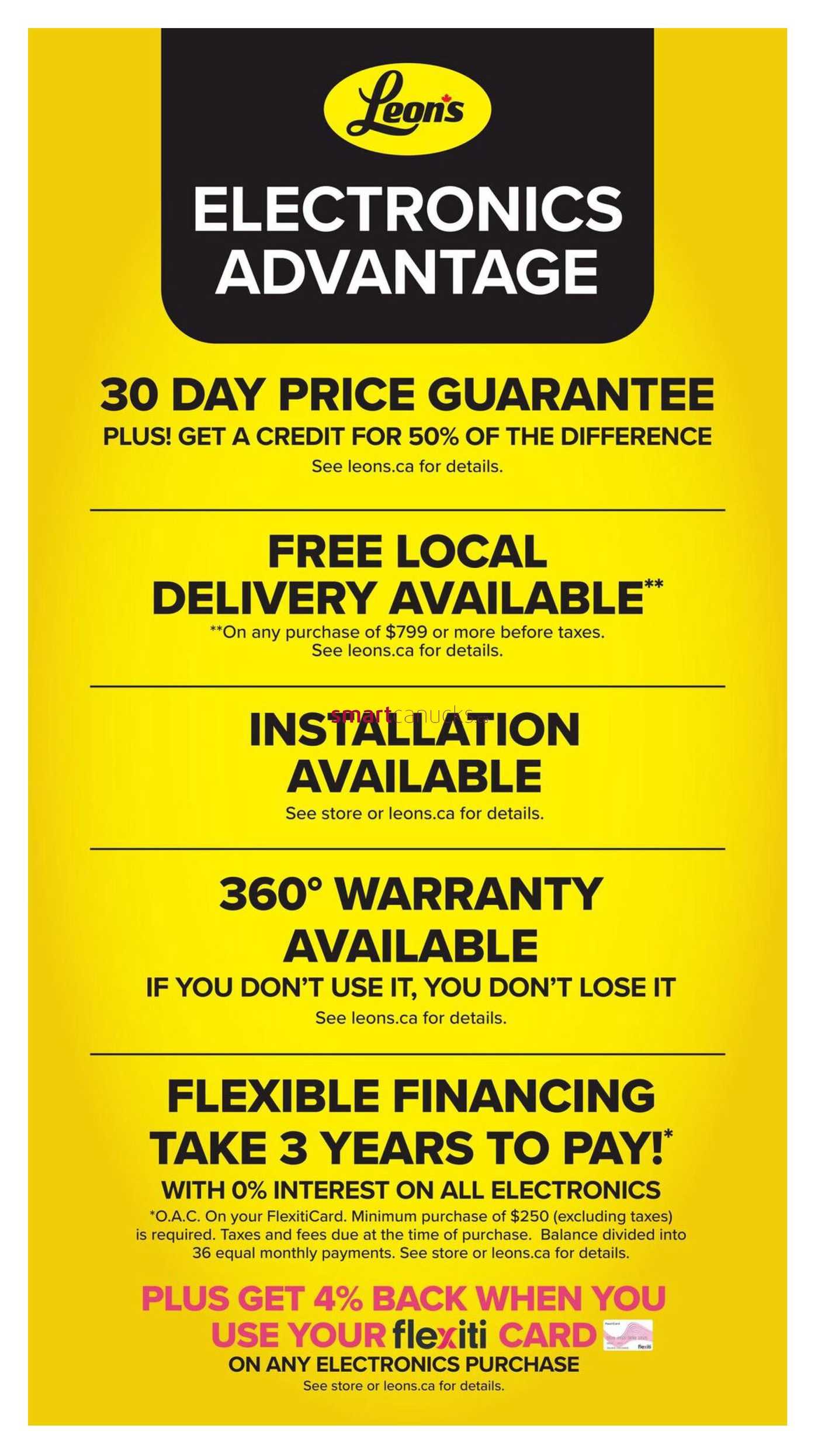Leon’s Flyer September 5 to 11