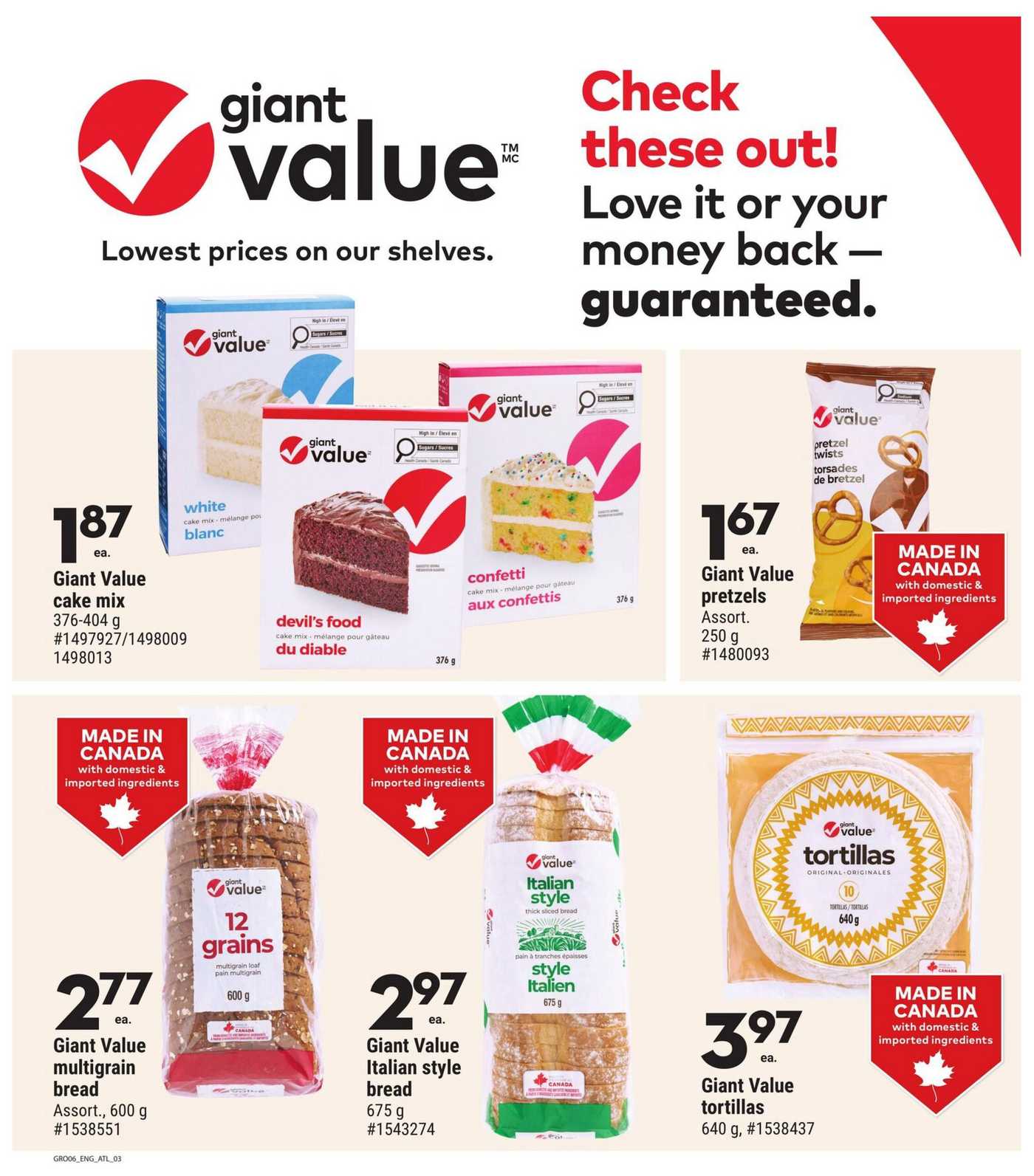 Giant Tiger (Atlantic) Flyer September 10 to 16