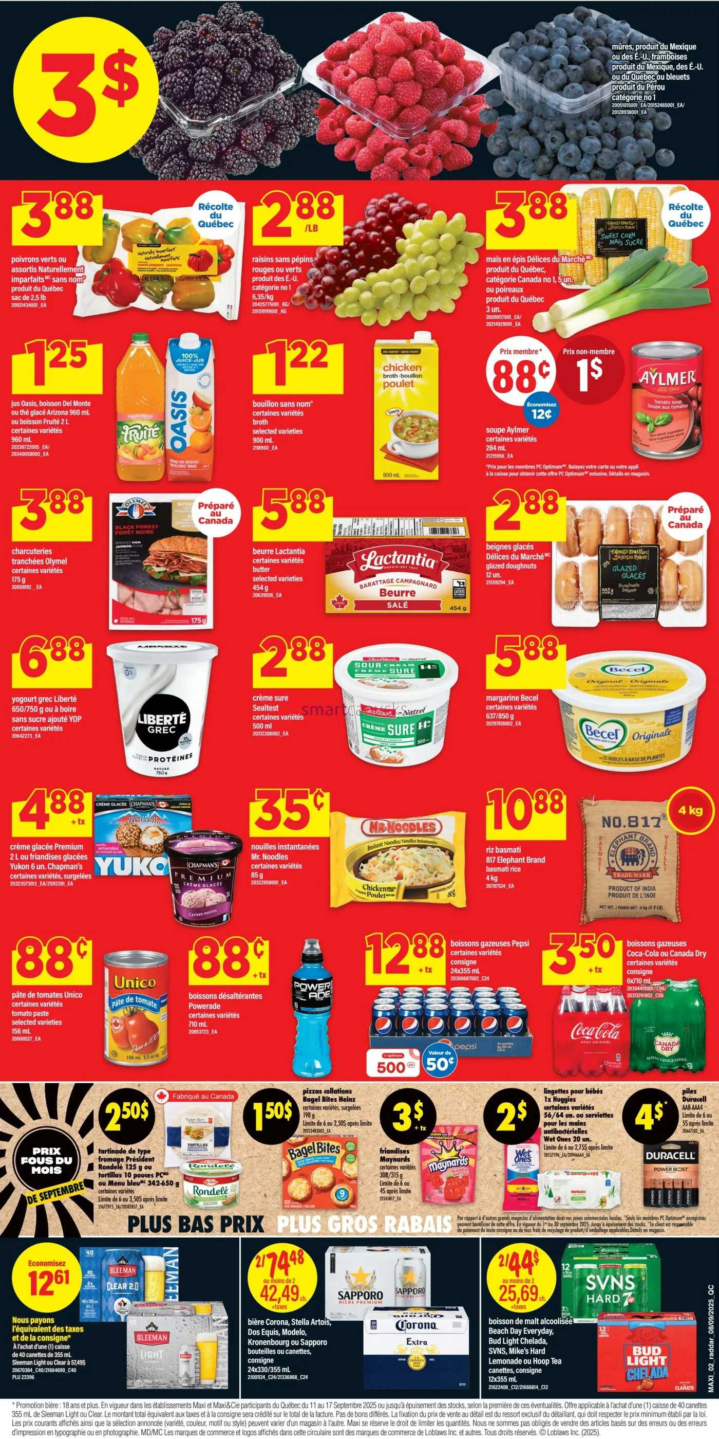 Maxi Flyer September 11 to 17