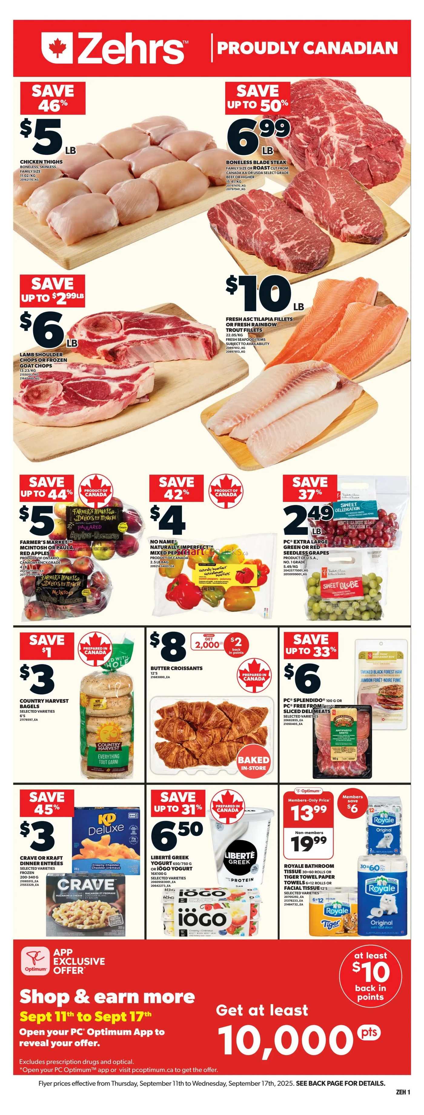 Zehrs Flyer September 11 to 17