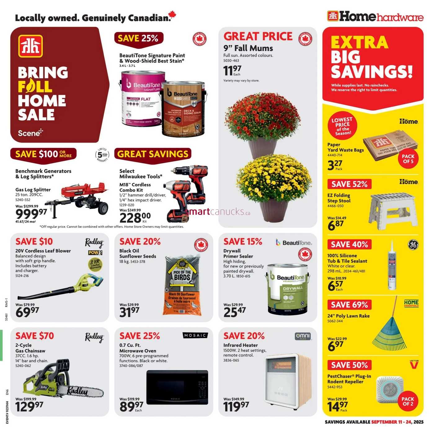 Home Hardware (ON) Flyer September 11 to 24