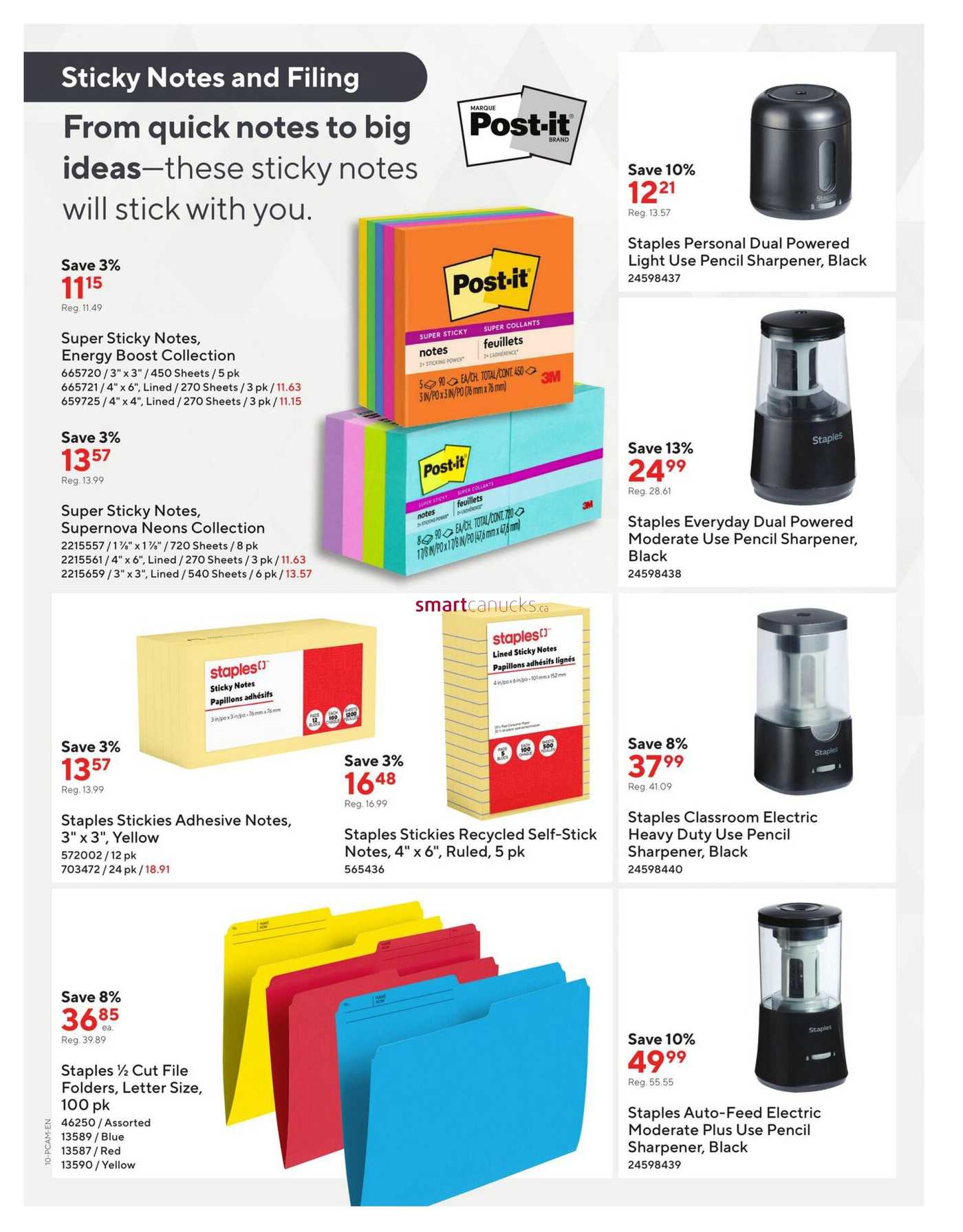 Staples Preferred Flyer September 5 to 18